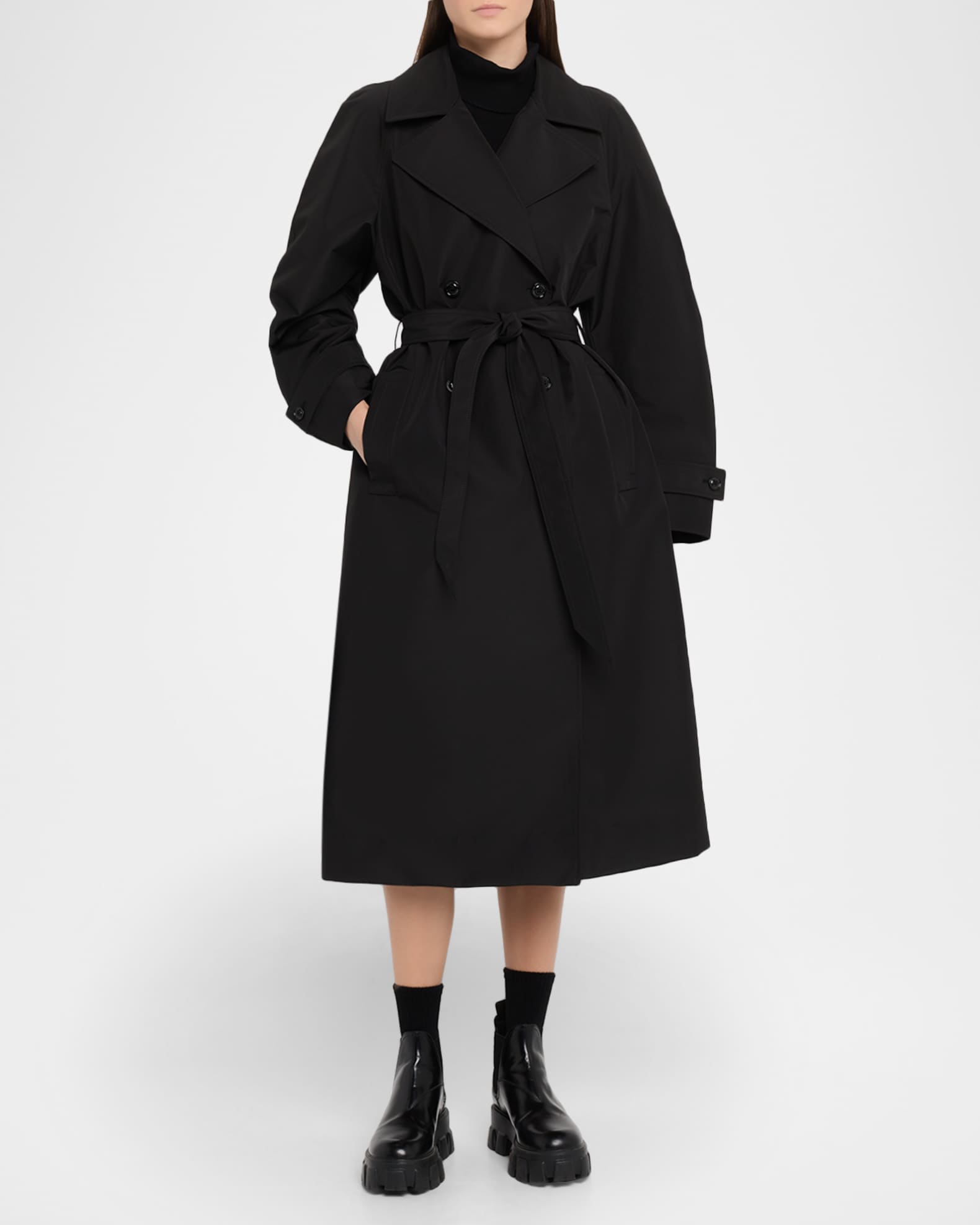 Moncler Genius x EE72 by Edward Enninful Zake Trench Coat | Neiman Marcus