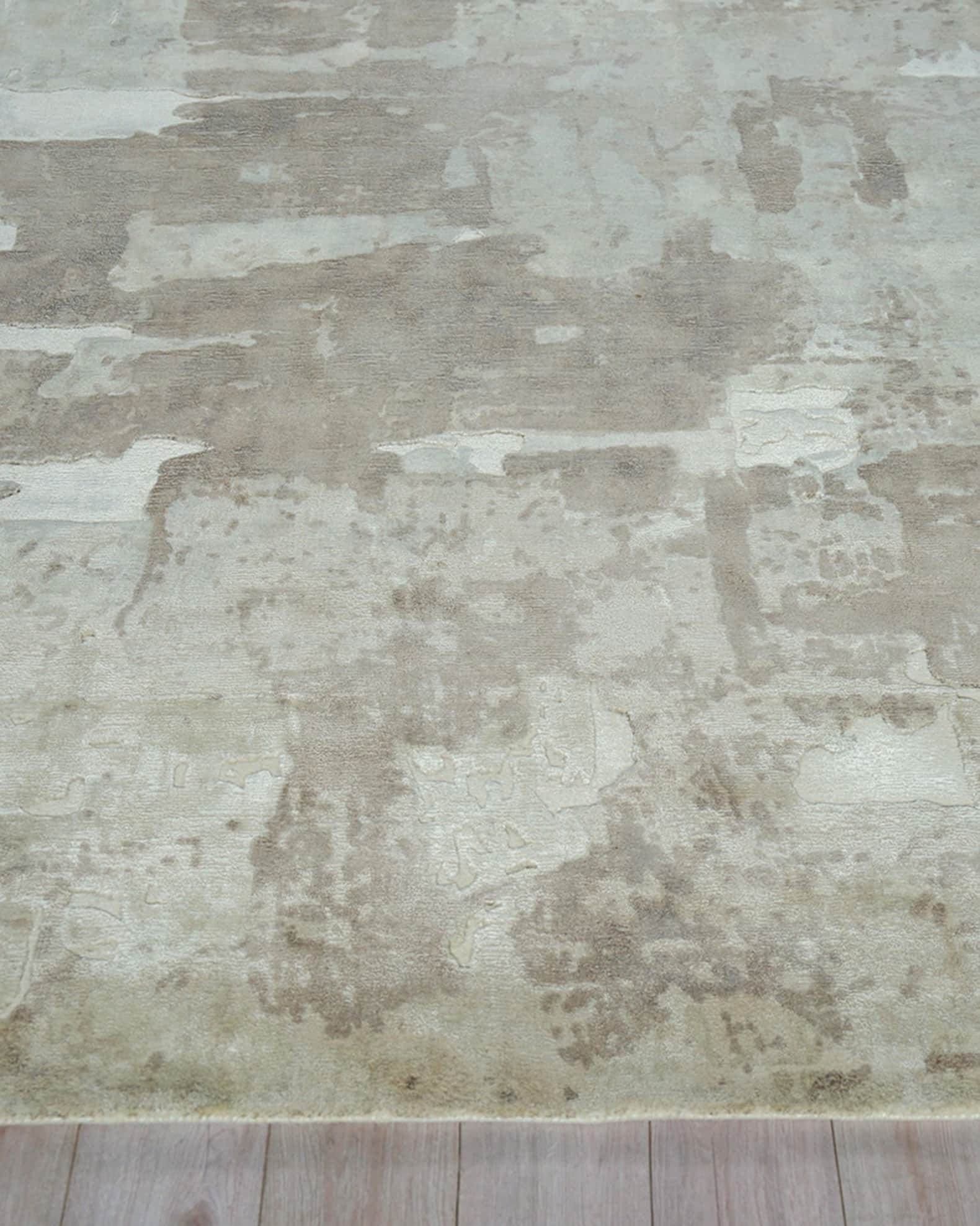 Exquisite Rugs Papyrus Beige Wool/Bamboo Silk handloomed Area Rug ...