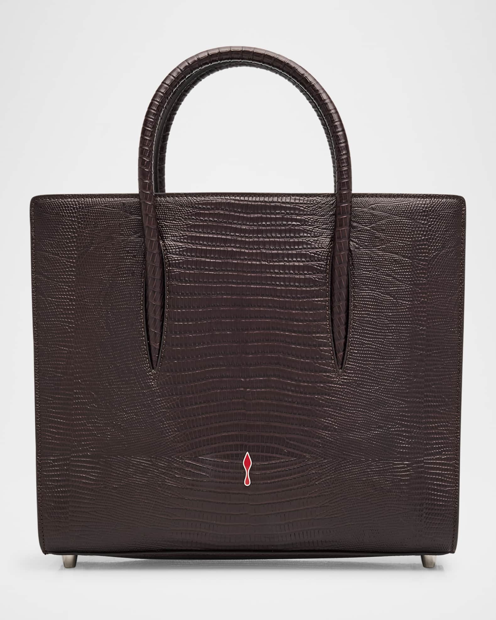 Christian Louboutin Paloma Medium Shoulder Bag in Lizard-Embossed ...