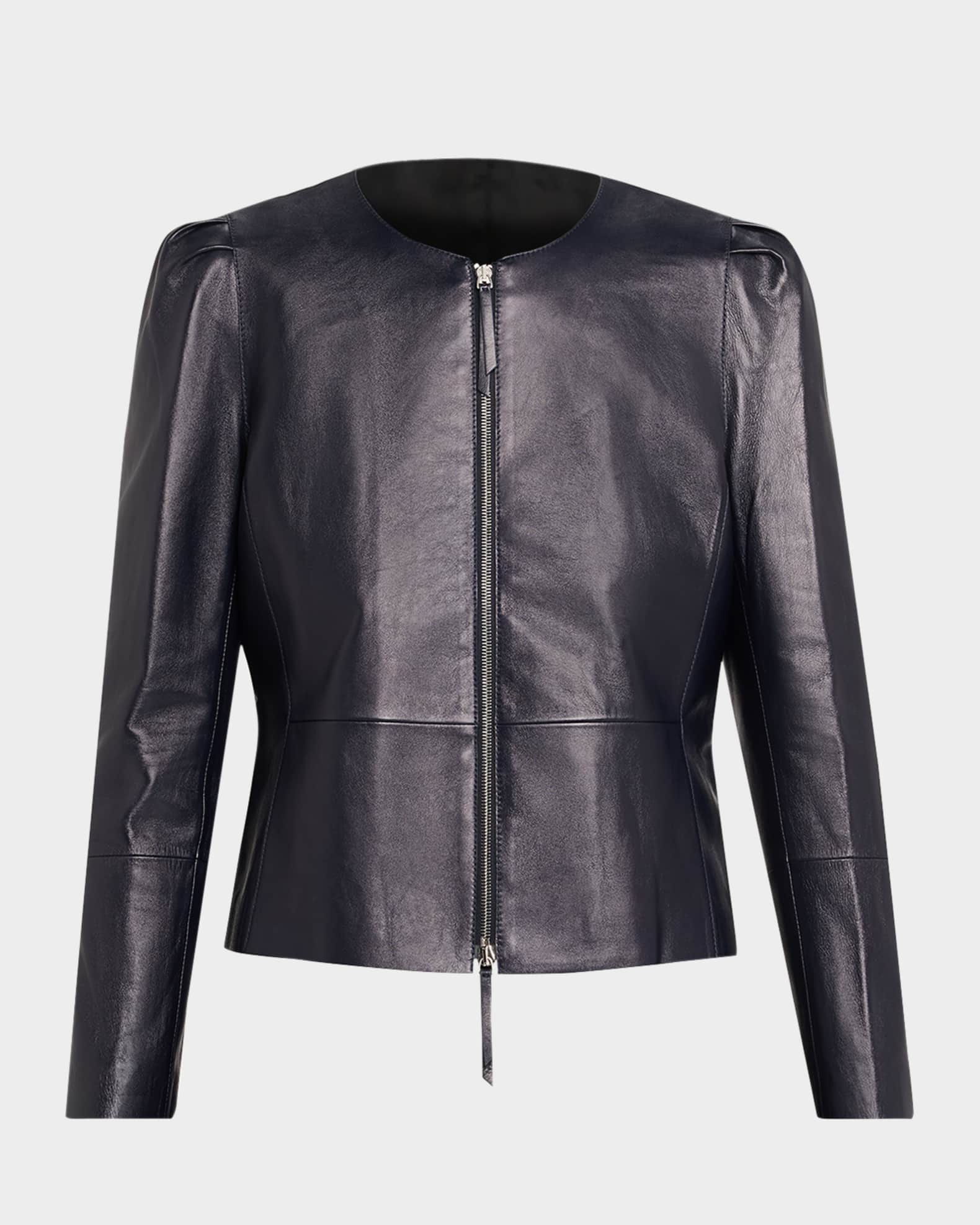 presenter leather jacket