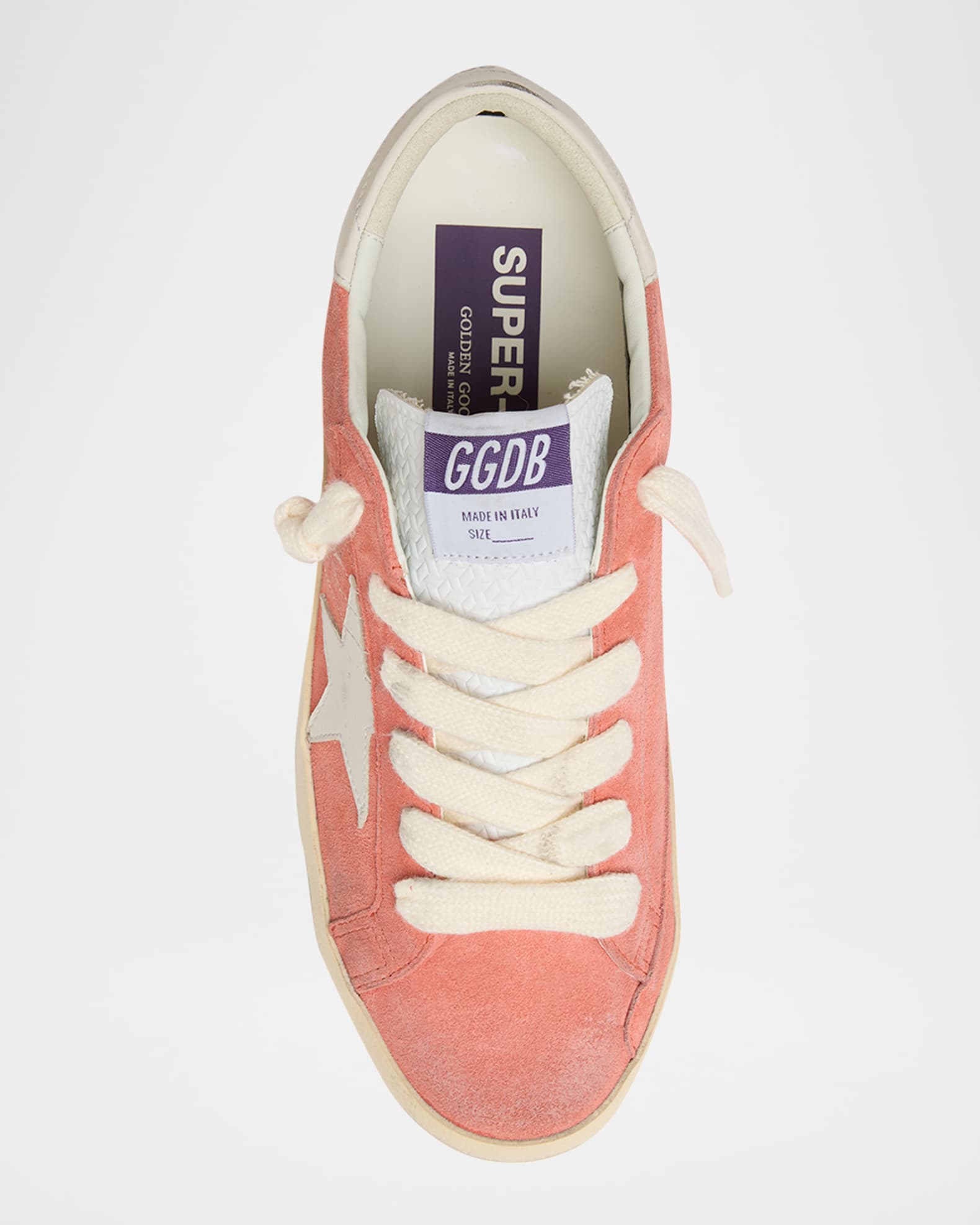 Golden Goose Super-Star Mixed Suede Low-Top Sneakers | Neiman Marcus