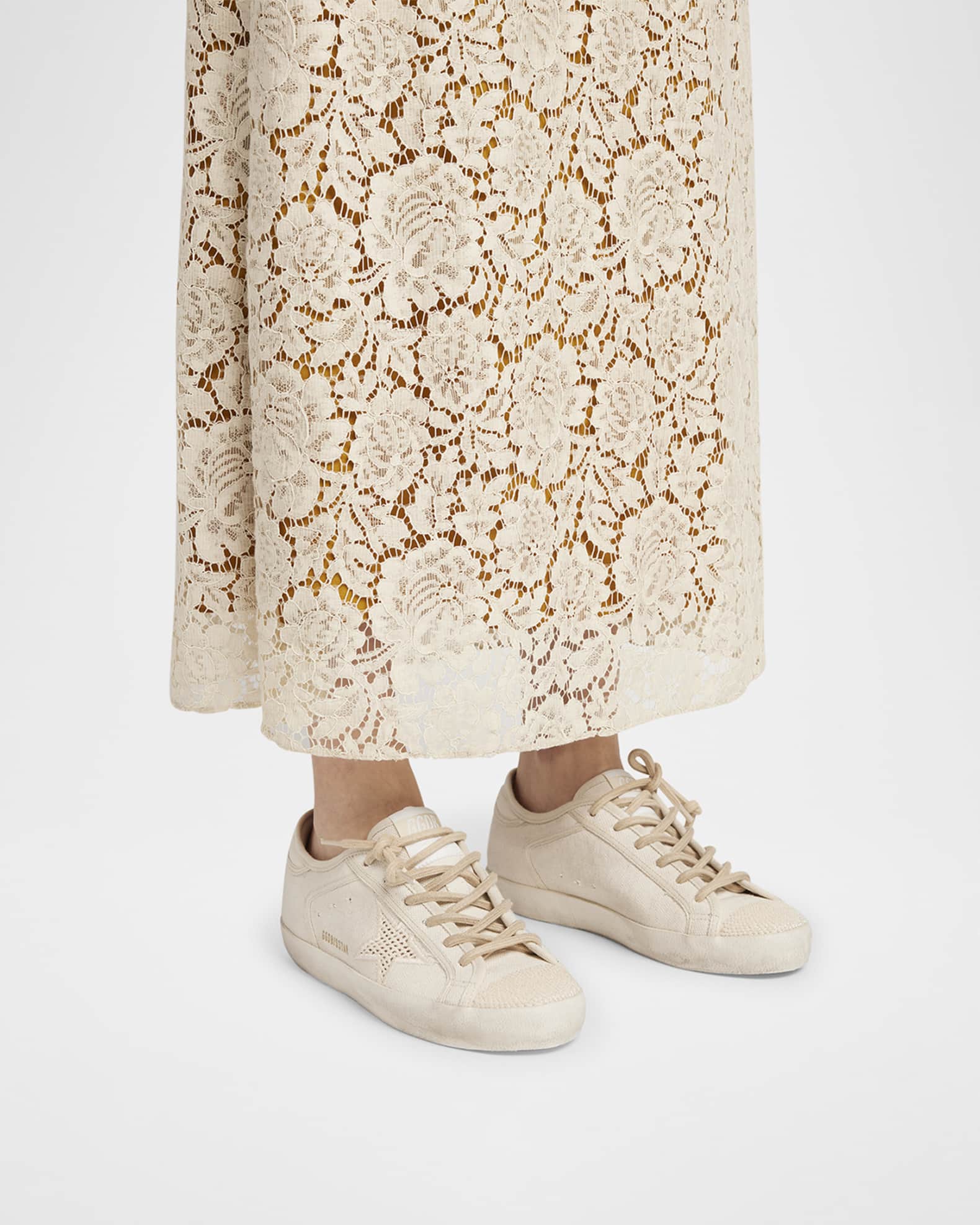 Golden Goose Super-Star Canvas Low-Top Sneakers | Neiman Marcus