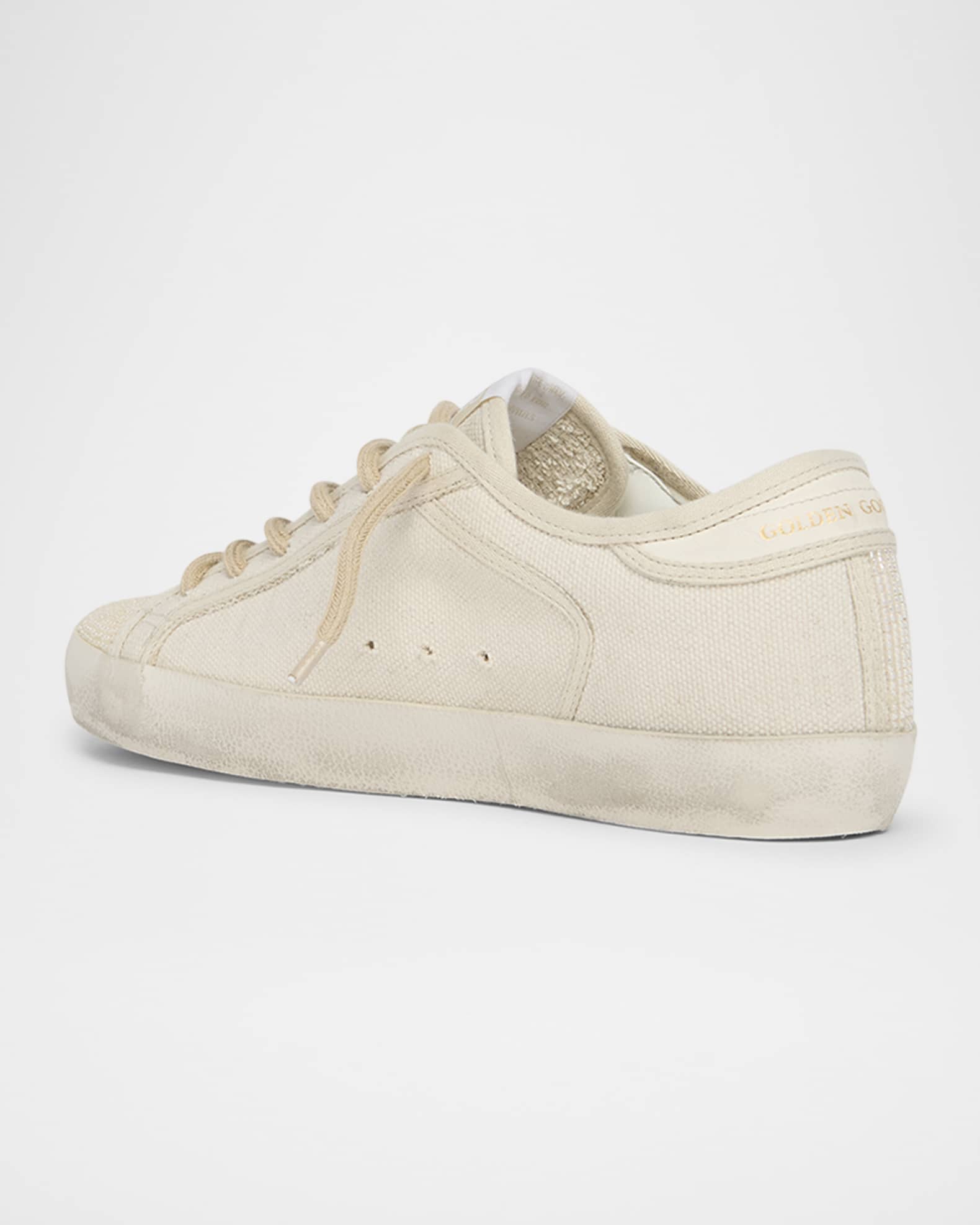 Golden Goose Super-Star Canvas Low-Top Sneakers | Neiman Marcus