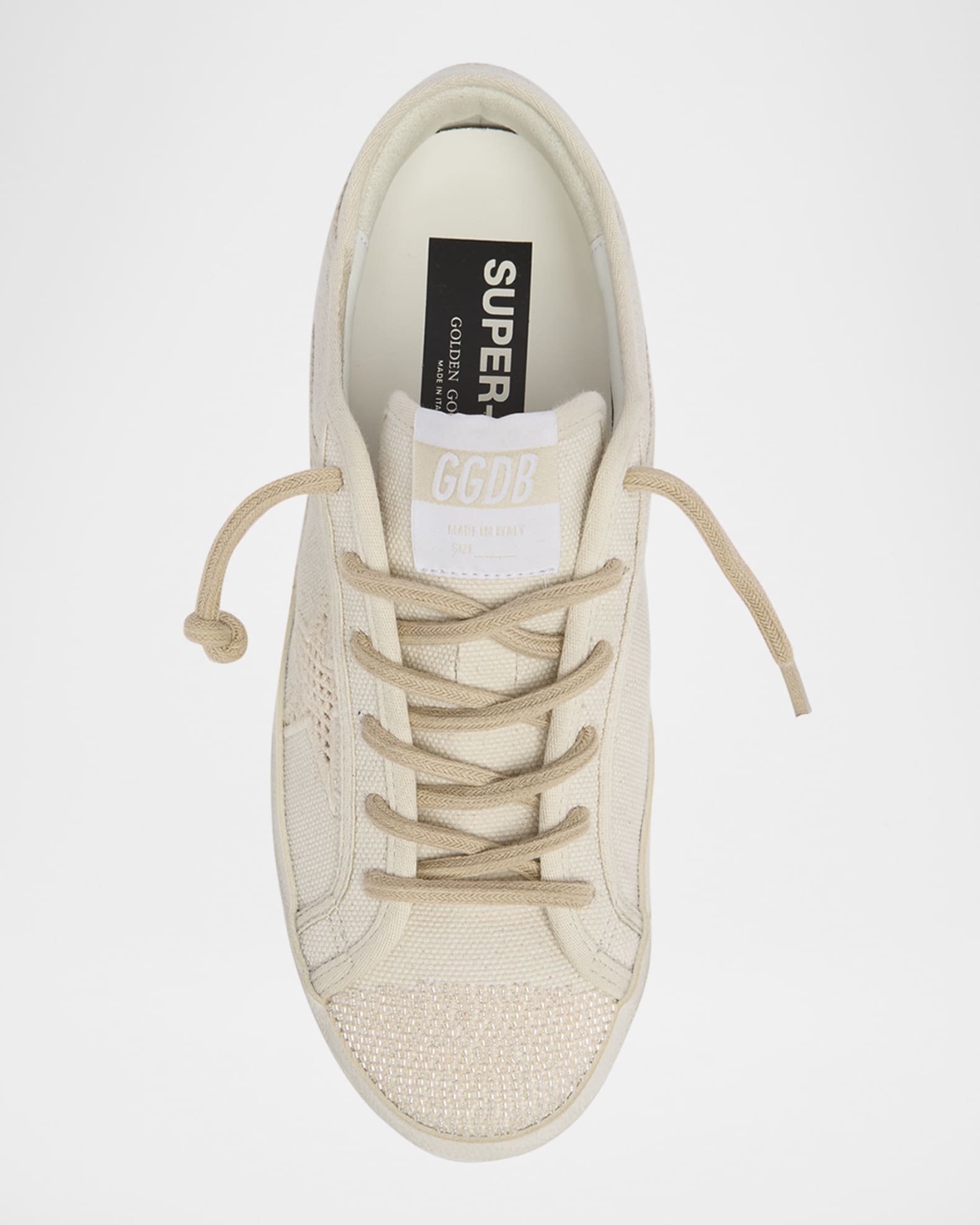 Golden Goose Super-Star Canvas Low-Top Sneakers | Neiman Marcus