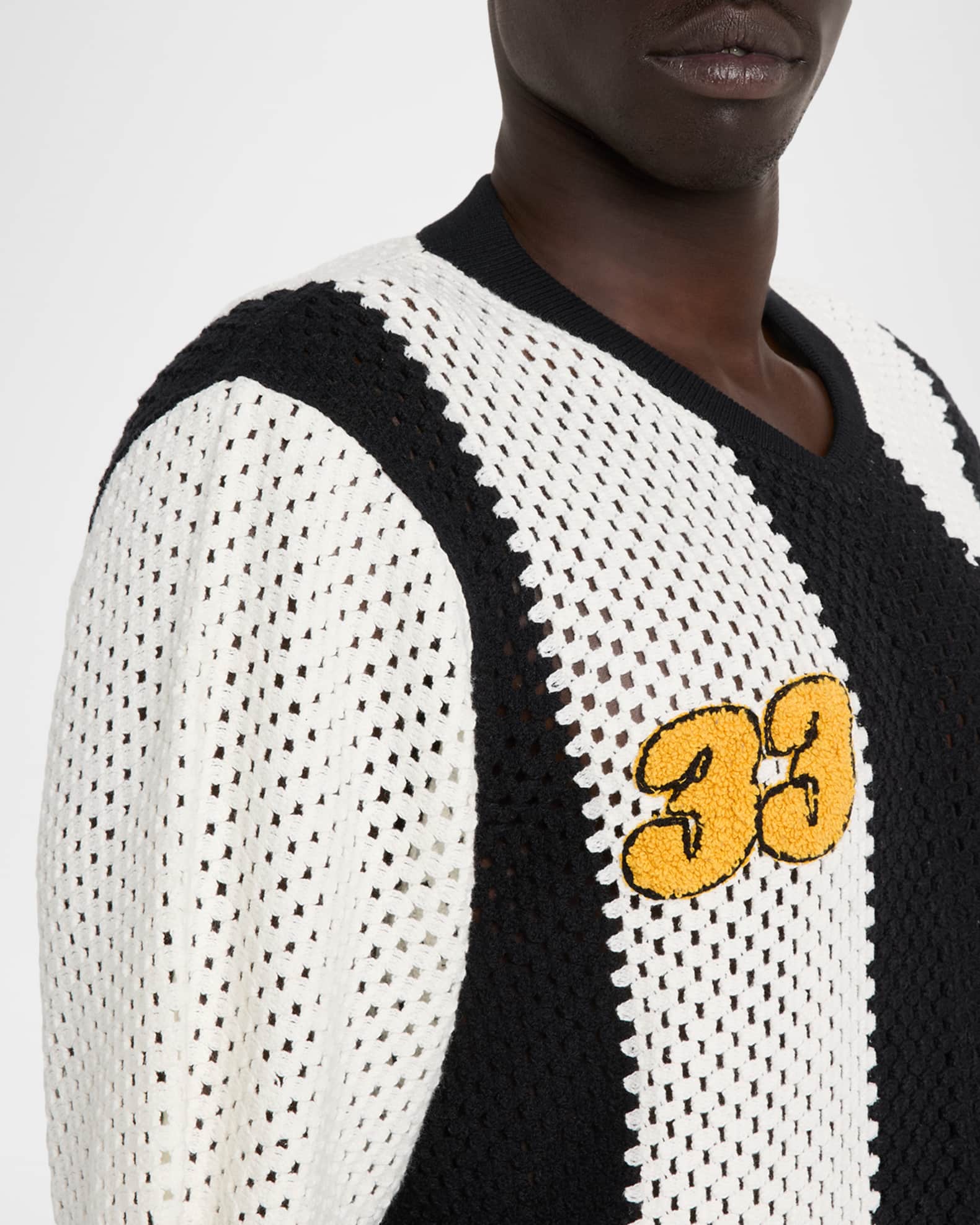 RTA Men's Benjamin Mesh Knit Jersey Shirt | Neiman Marcus