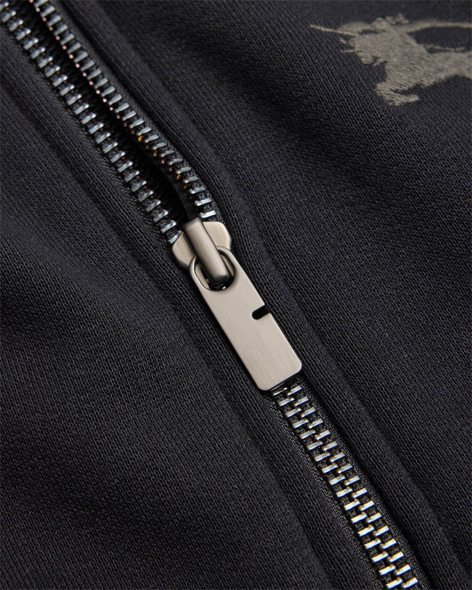 Burberry Boy's Clyde Check Tape Zip-Front Hoodie, Size 3-12 | Neiman Marcus