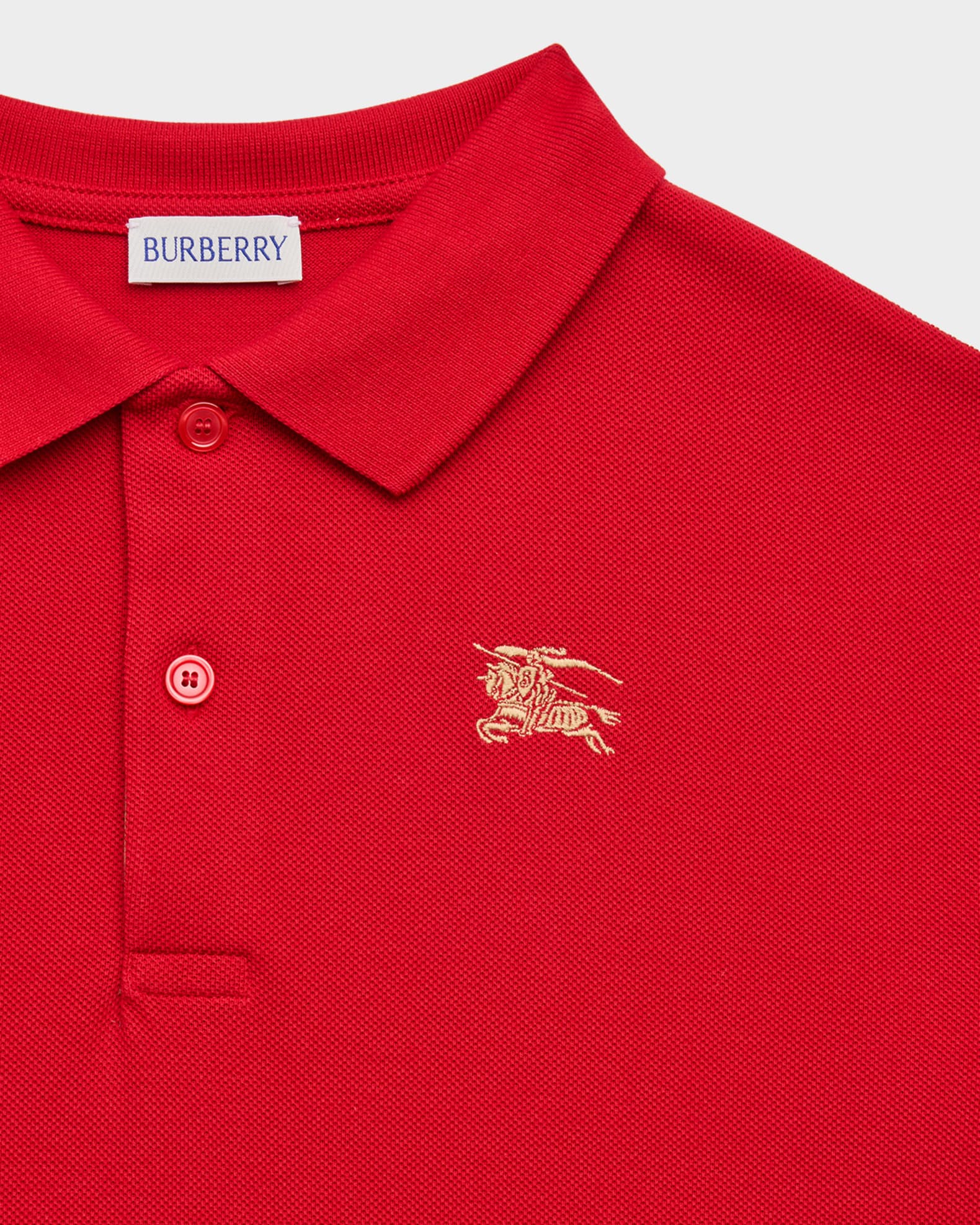 Burberry Boy's Johane EKD Polo Shirt, Size 3-14 | Neiman Marcus