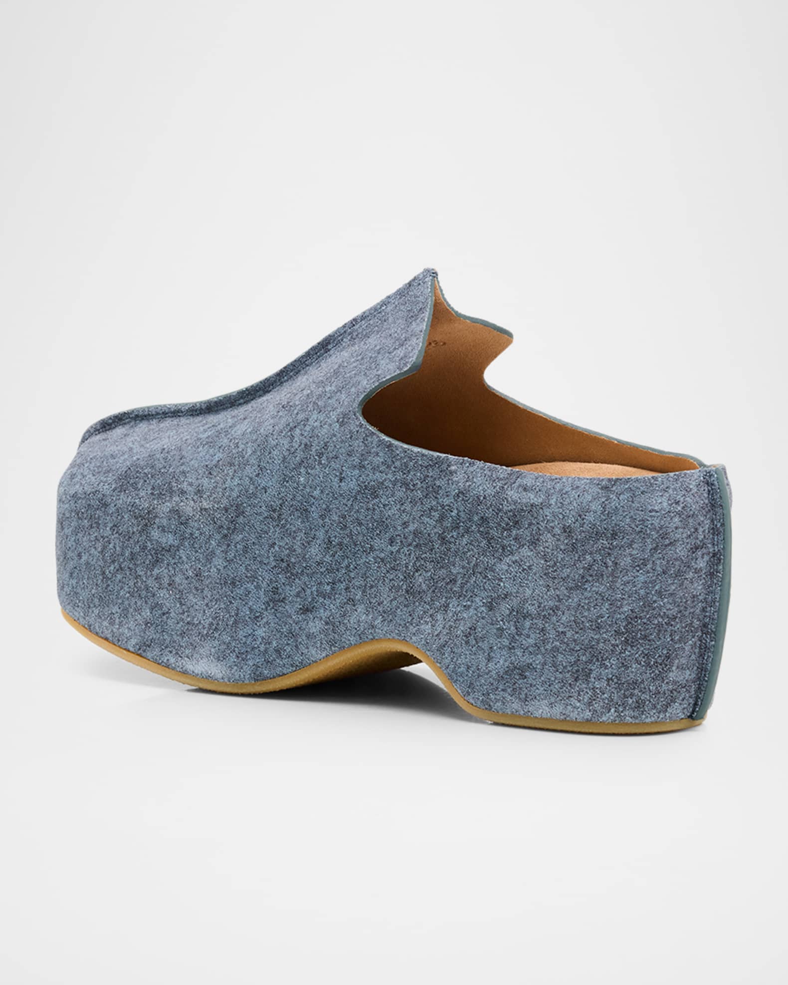 JW Anderson Platform Suede Clogs | Neiman Marcus