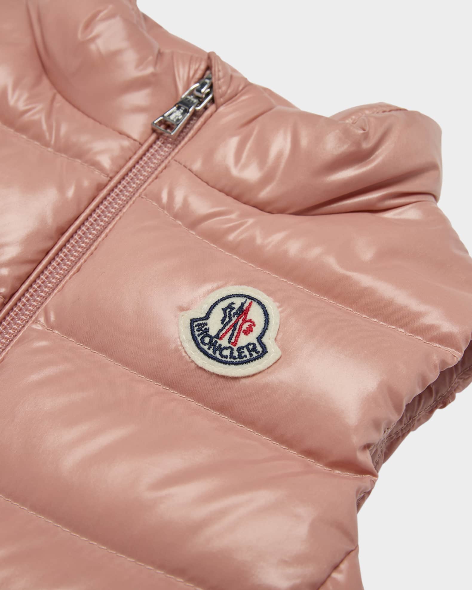 Moncler Girl's Ghany Down Vest, Size 1M-3 | Neiman Marcus