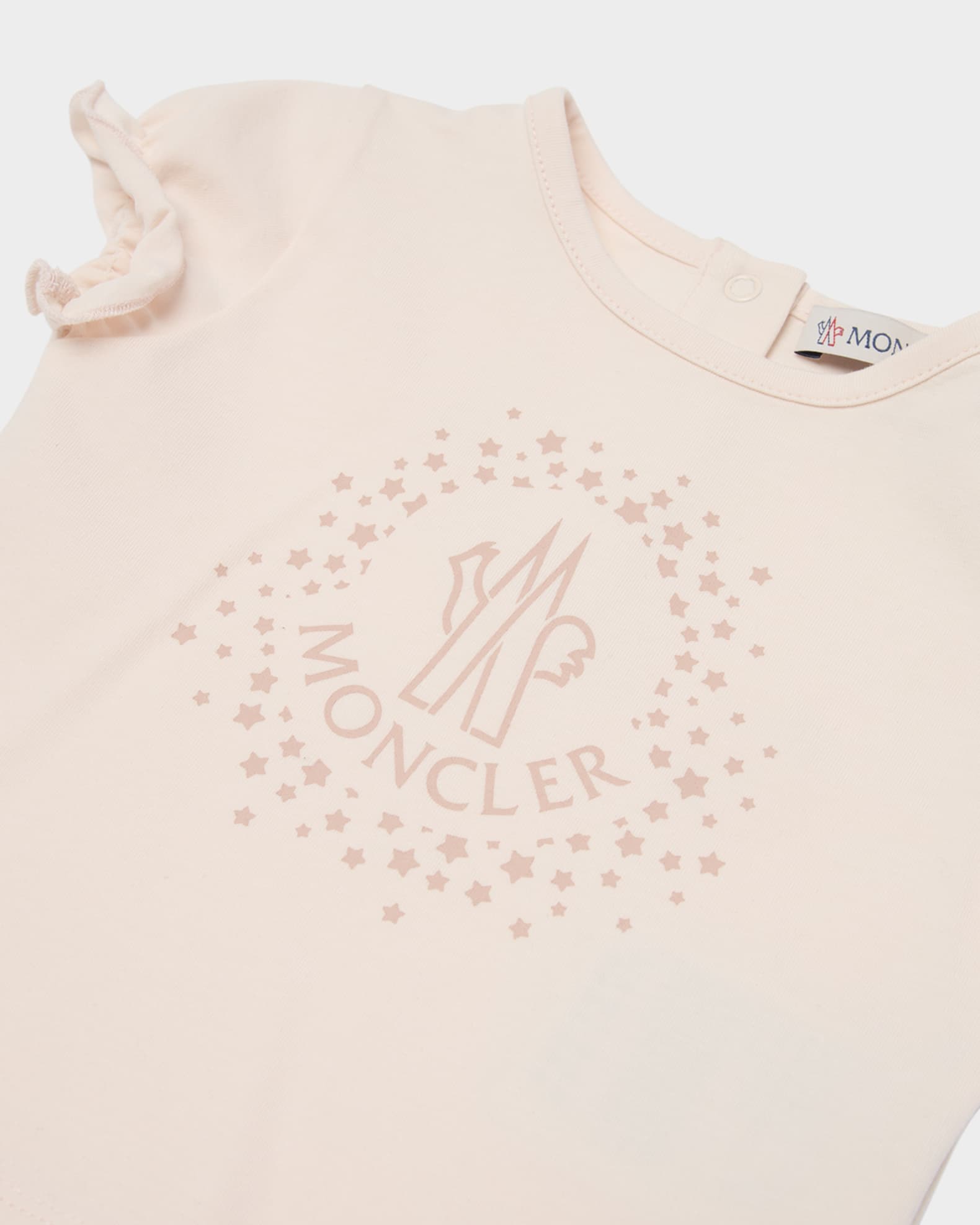 Moncler Girl's Starry Logo Short-Sleeve Graphic T-Shirt, Size 1M-3 ...
