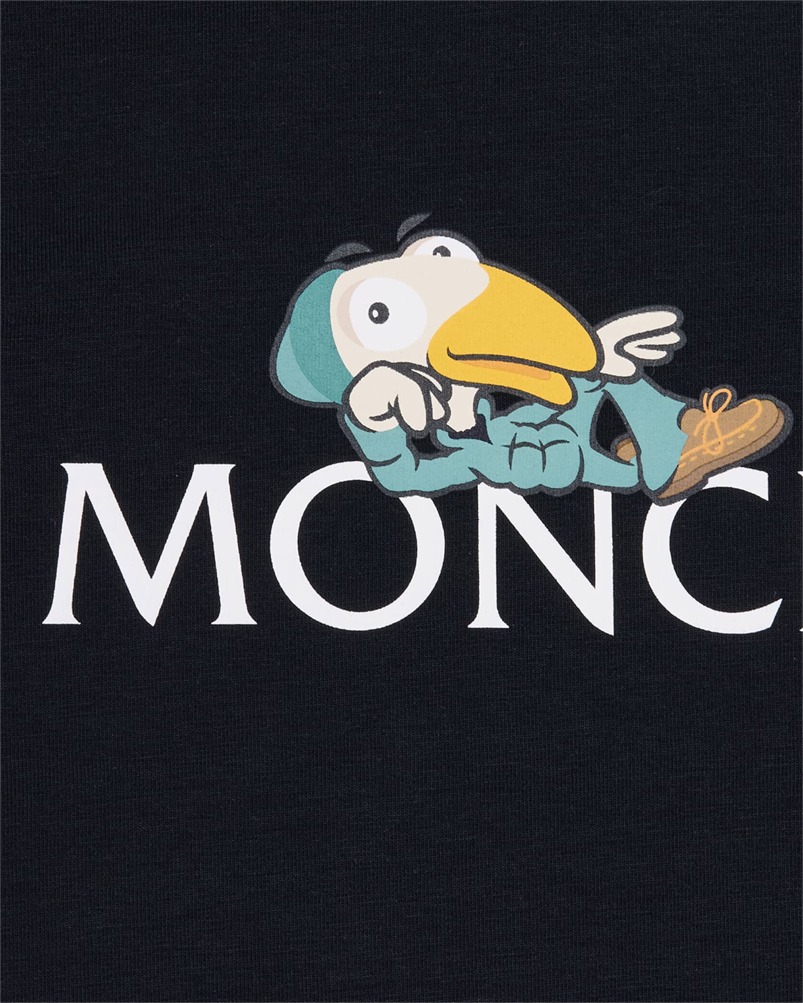 Moncler Boy's MonDuck Logo Short-Sleeve T-Shirt, Size 3M-3 | Neiman Marcus