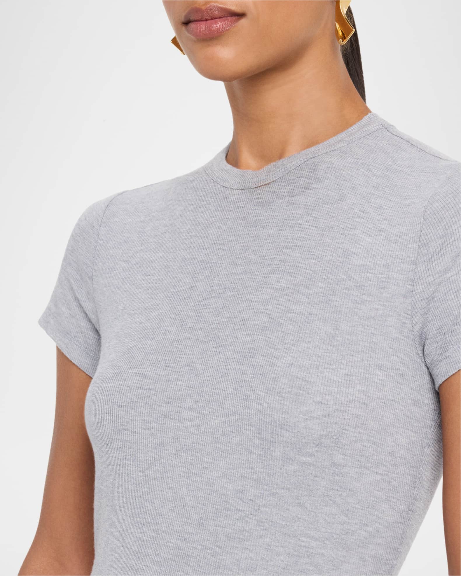 FRAME The Rib Baby Tee | Neiman Marcus