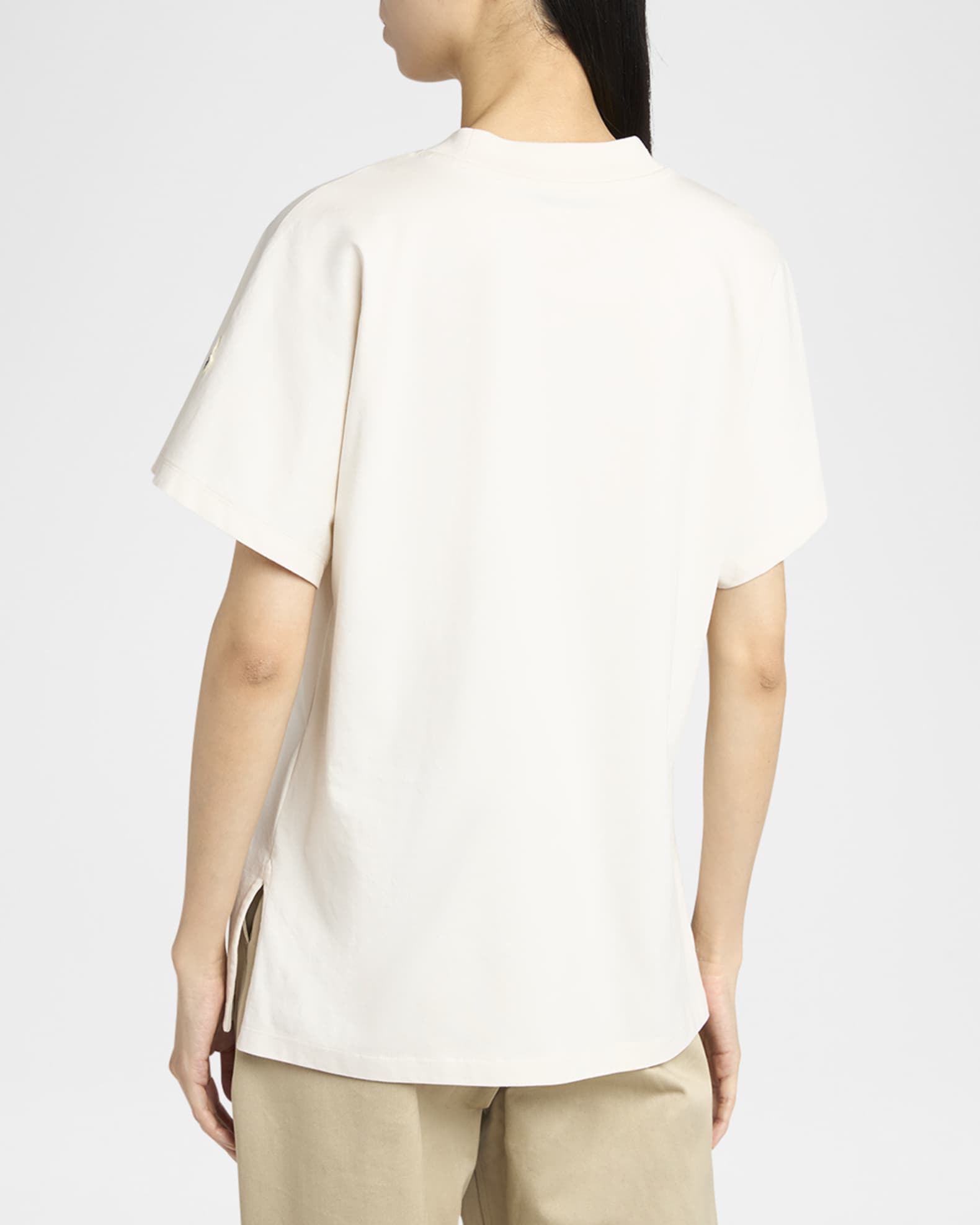 Moncler Short-Sleeve Logo T-Shirt | Neiman Marcus
