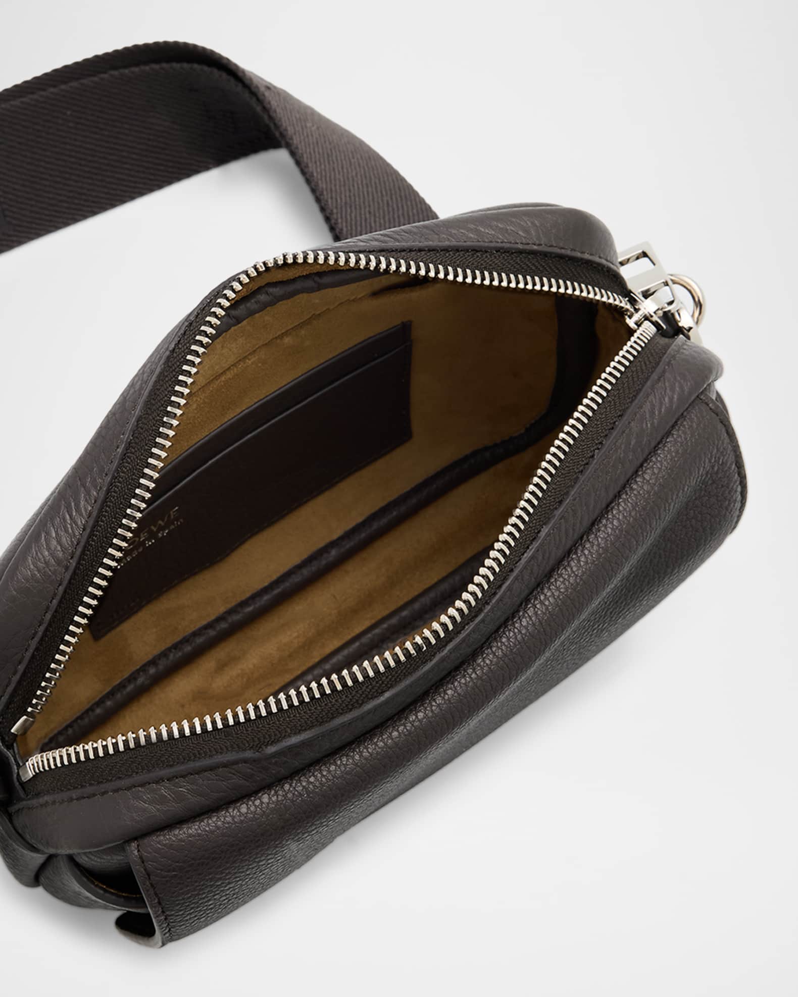 Loewe Men's Pebble Leather Camera Bag | Neiman Marcus