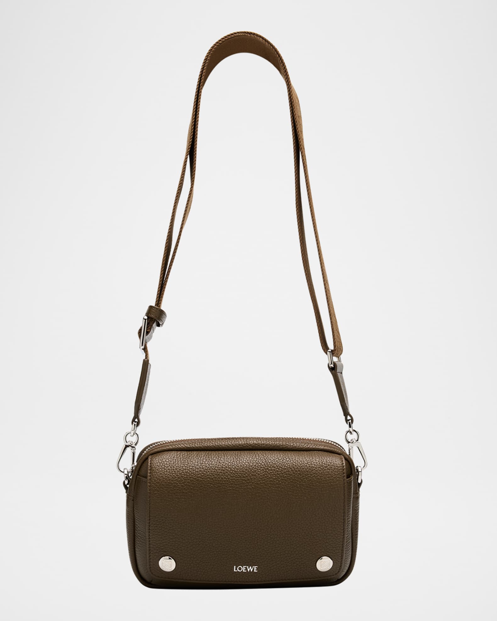 Loewe Men's Pebble Leather Camera Bag | Neiman Marcus