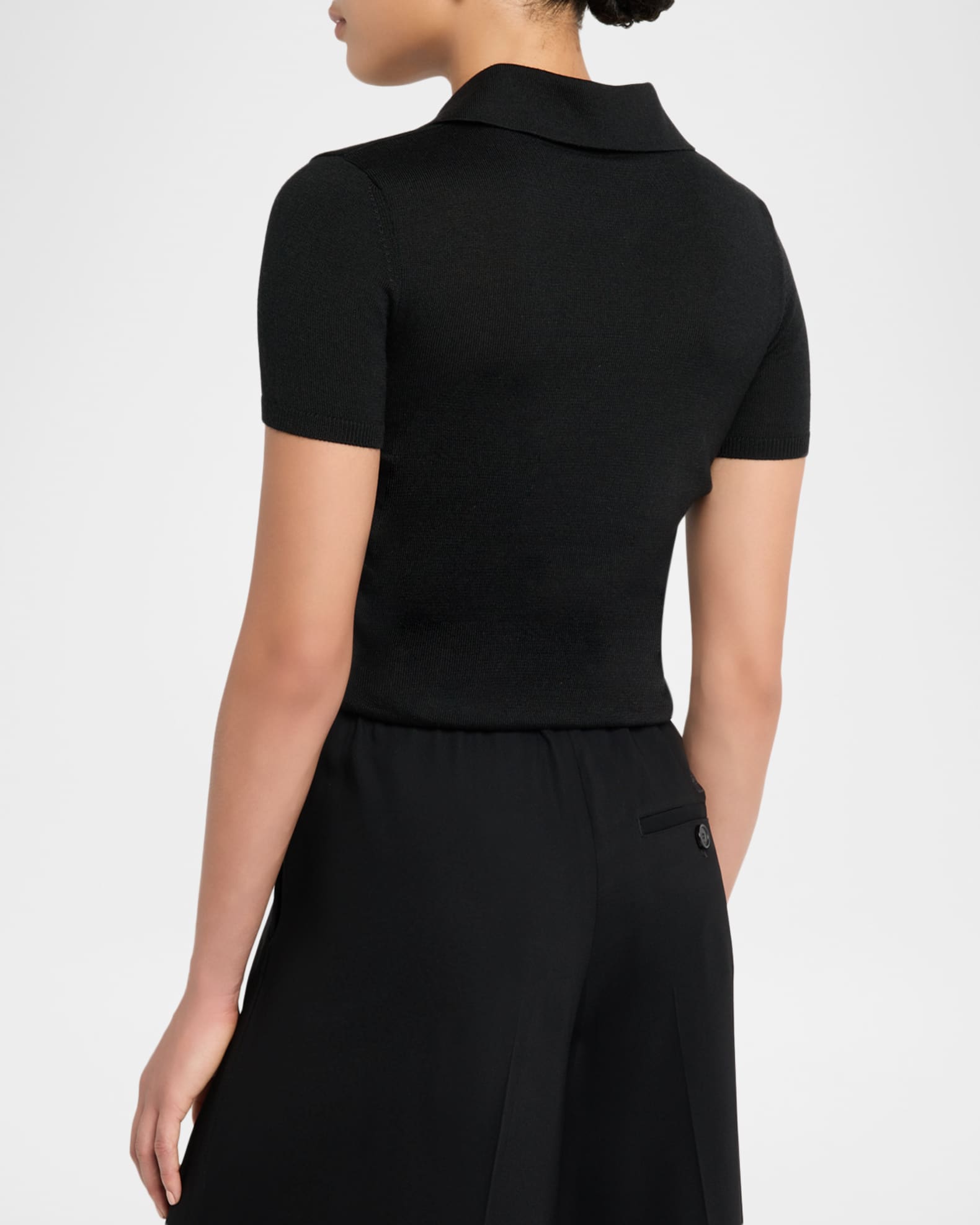 Loewe Cashmere-Blend Polo Sweater | Neiman Marcus