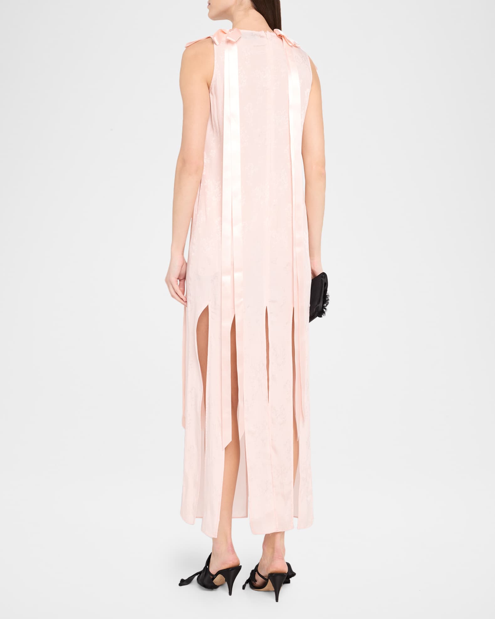 Simone Rocha Unbounded Ribbon Maxi Dress | Neiman Marcus