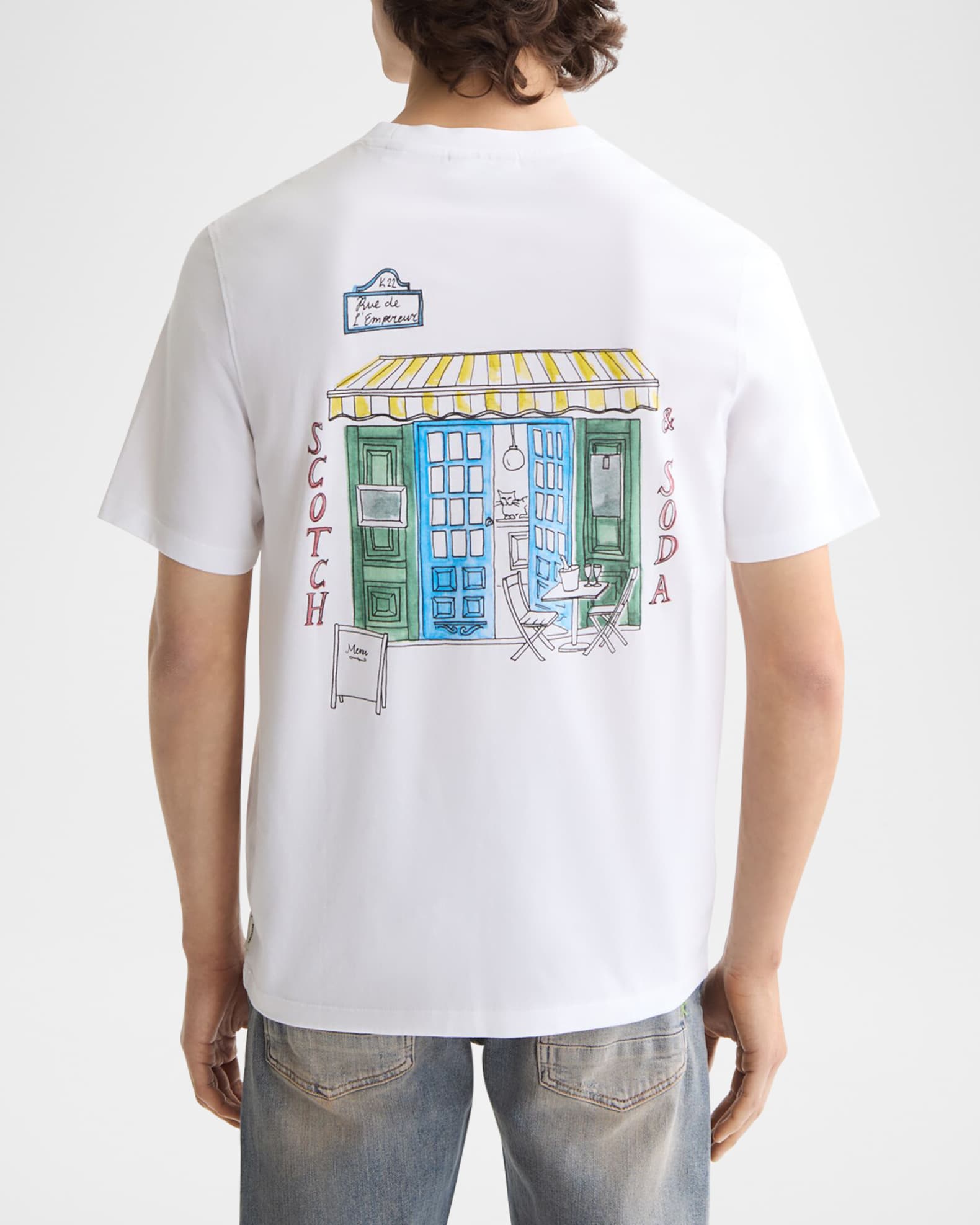 Scotch & Soda Men's Logo Artwork Graphic T-Shirt | Neiman Marcus