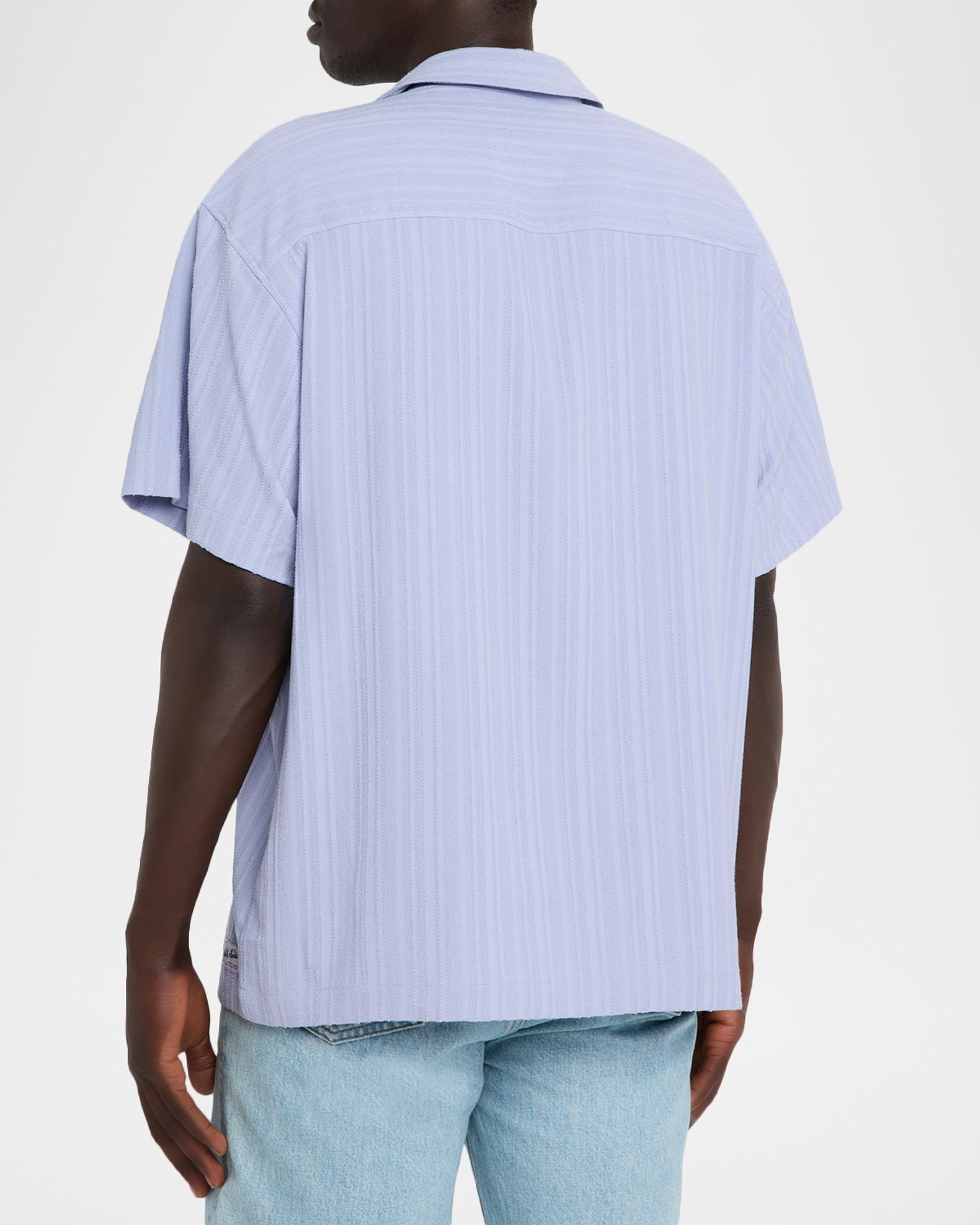 Scotch & Soda Men's Textured Stripe Pocket Short-Sleeve Shirt | Neiman ...
