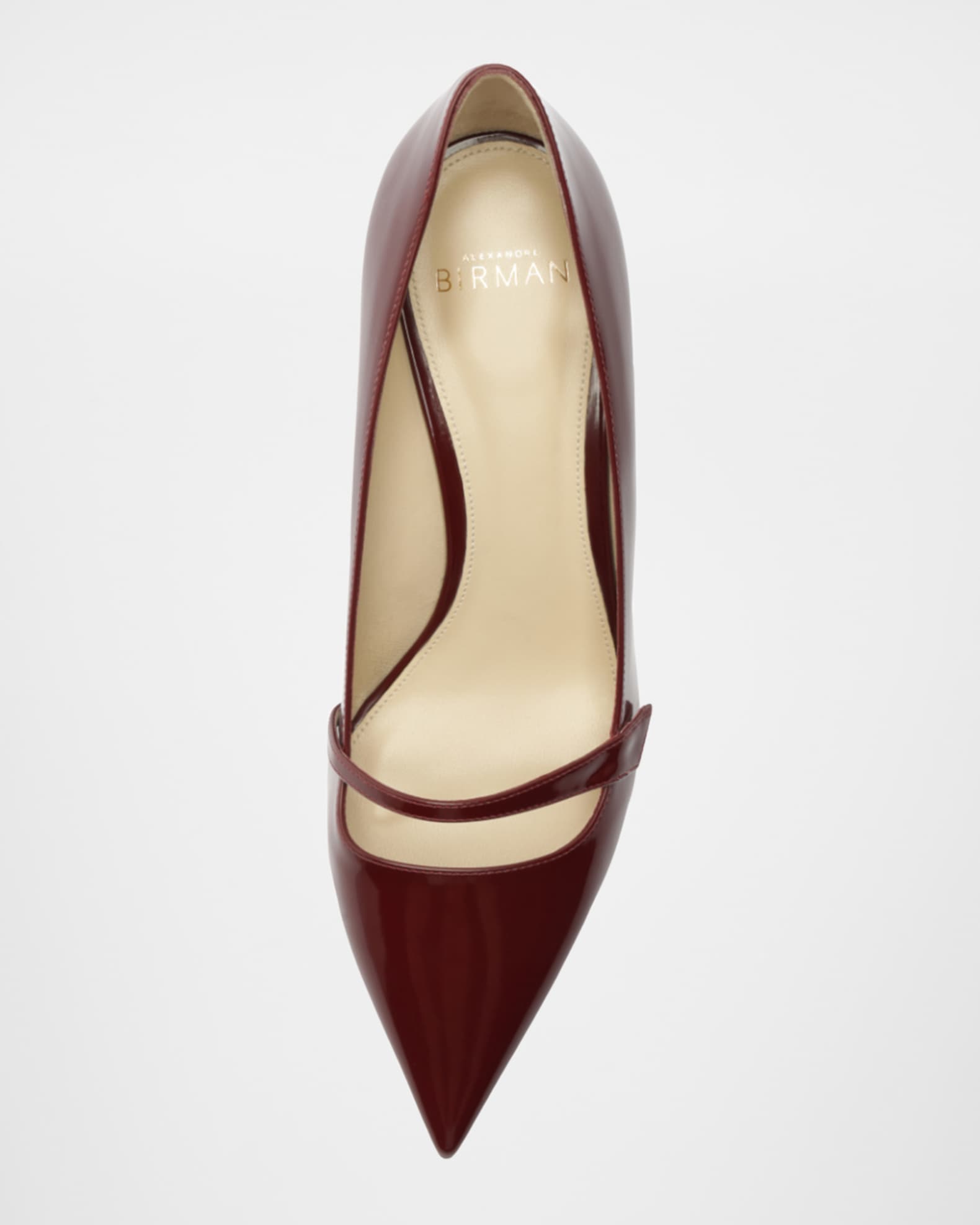 Alexandre Birman Tita Shiny Leather Mary Jane Pumps | Neiman Marcus