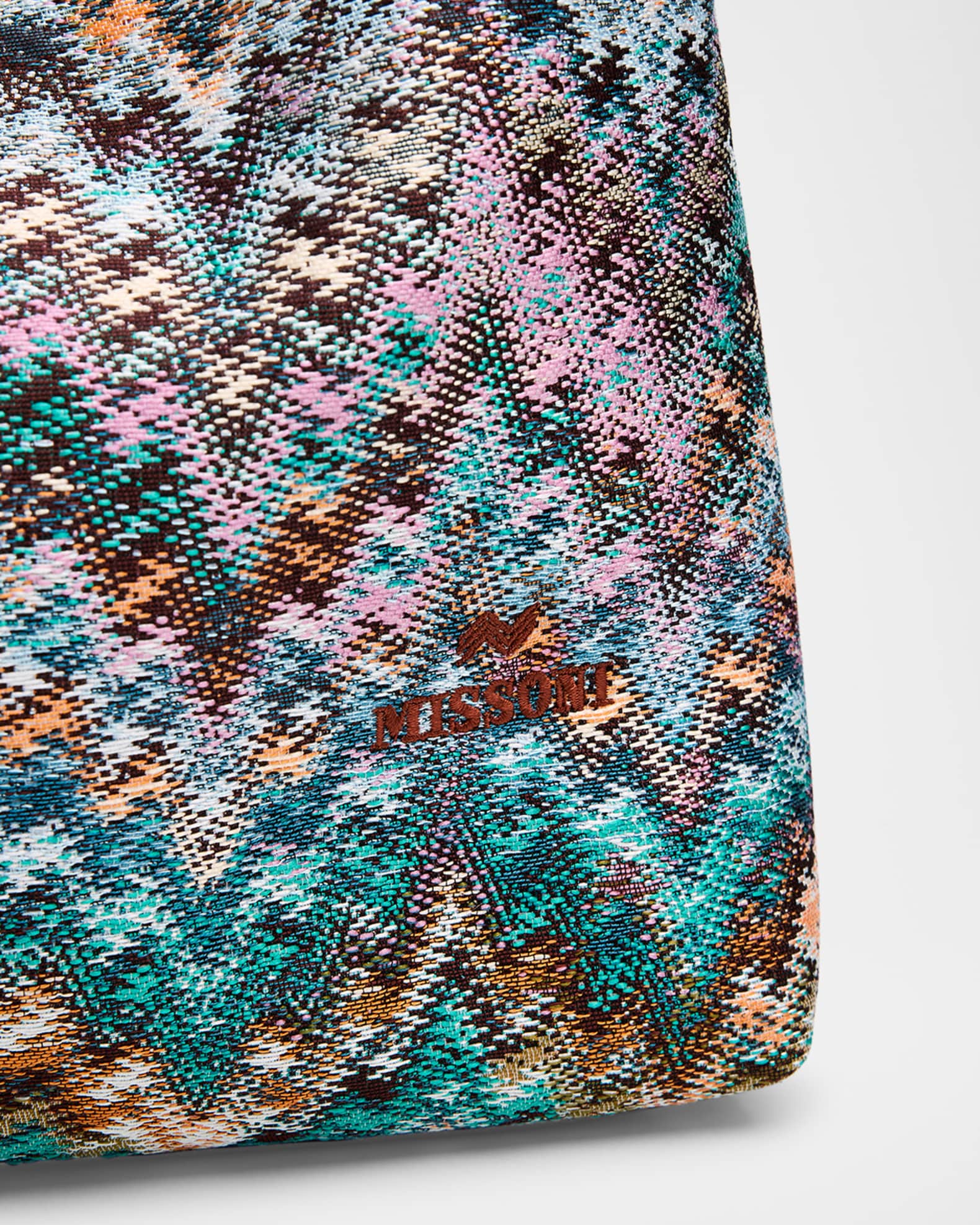 Missoni Large Zigzag Canvas Tote Bag | Neiman Marcus