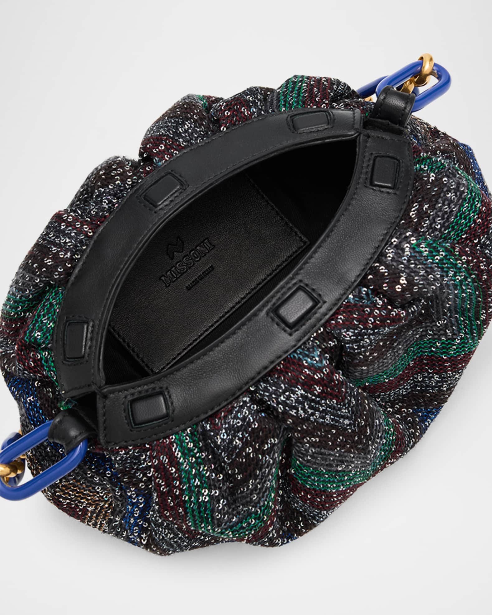 Missoni Small Sequin Chevron Pouch Shoulder Bag | Neiman Marcus