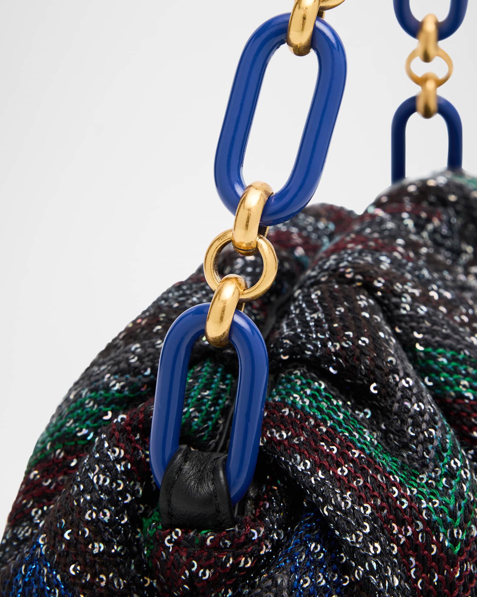 Missoni Small Sequin Chevron Pouch Shoulder Bag | Neiman Marcus