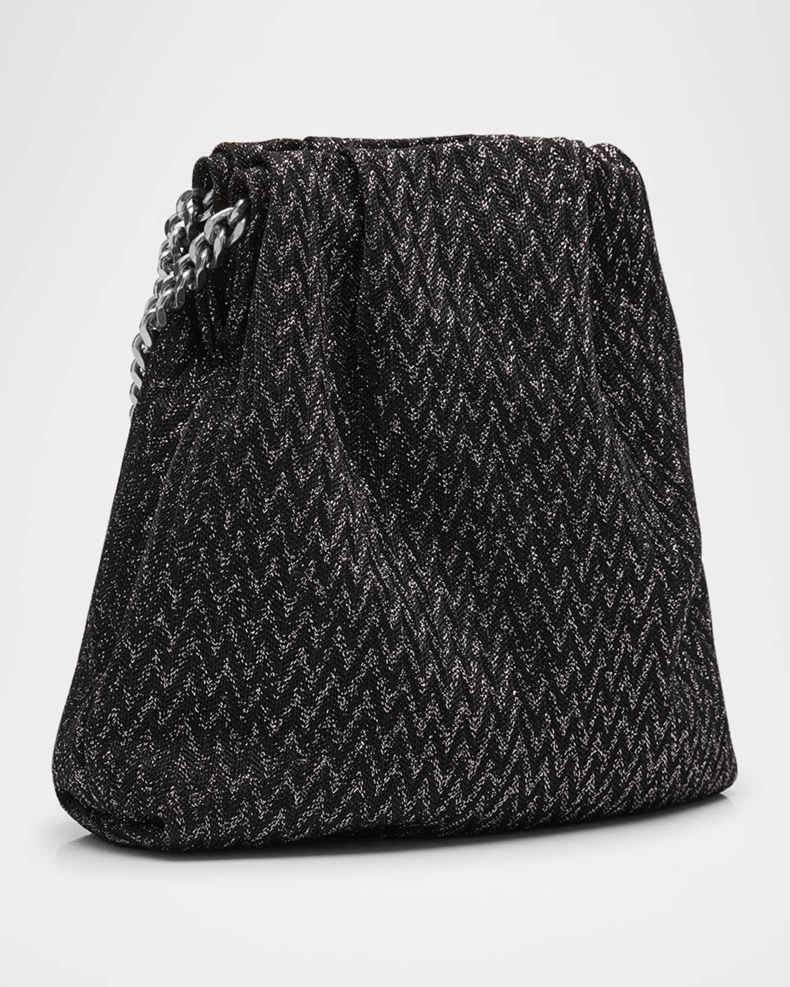 Missoni Chevron Drawstring Chain Pouch Top-Handle Bag | Neiman Marcus