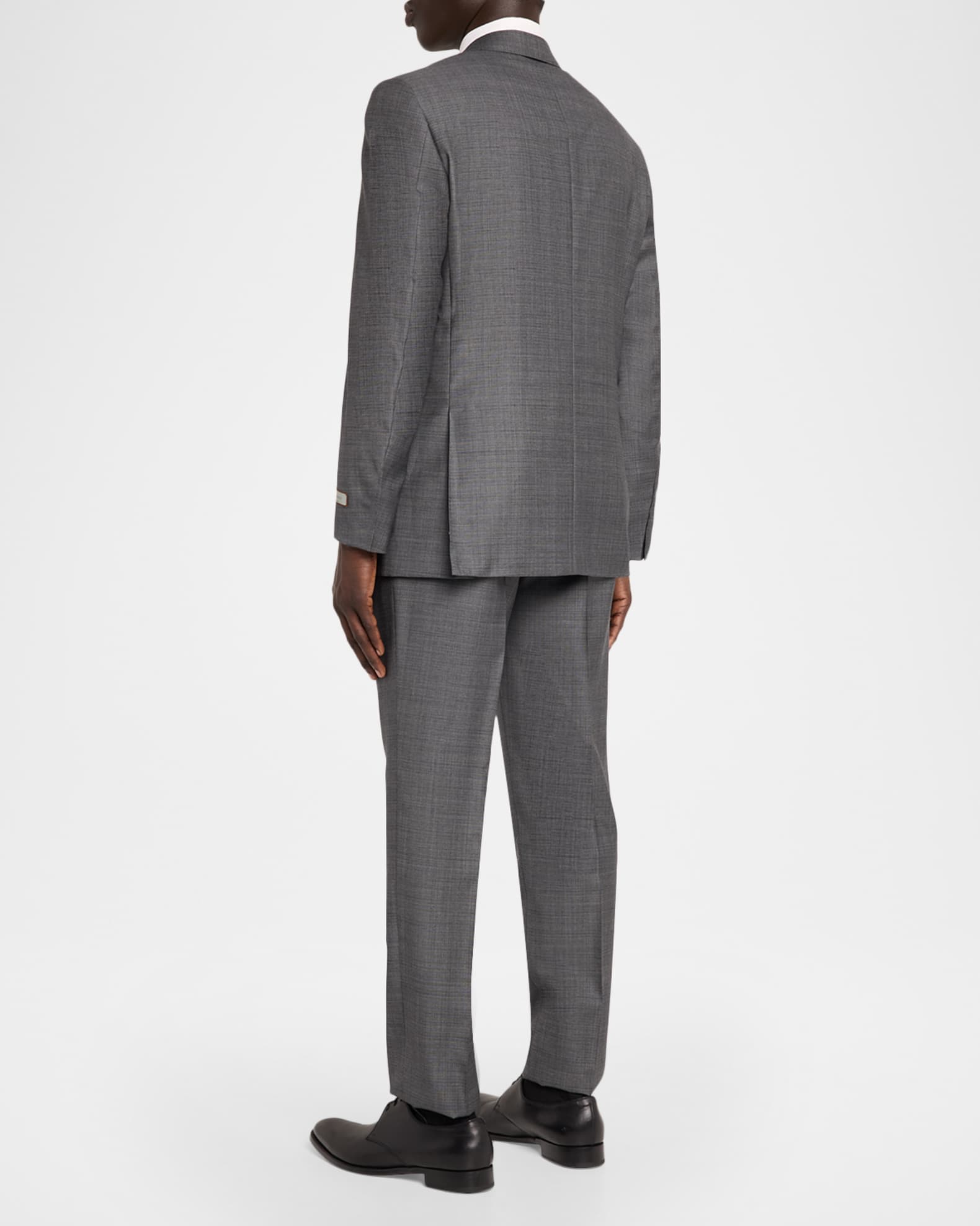 Canali Wool Single-Breasted Suit | Neiman Marcus