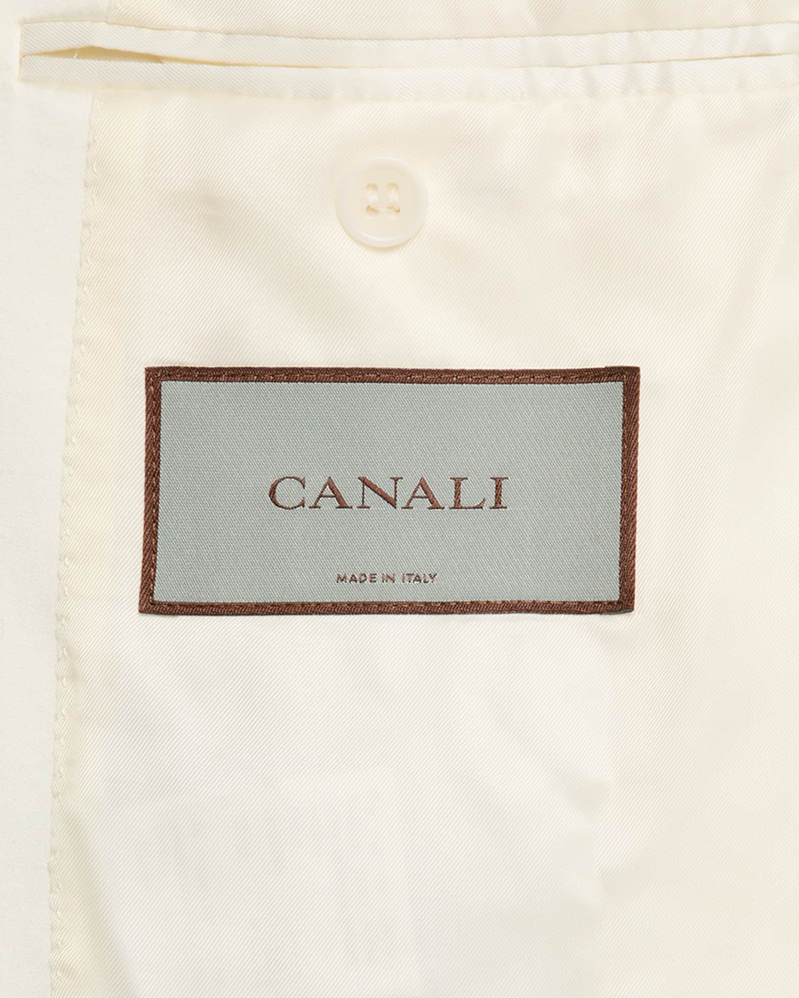 Canali Men's Wool Peak Lapel Dinner Jacket | Neiman Marcus