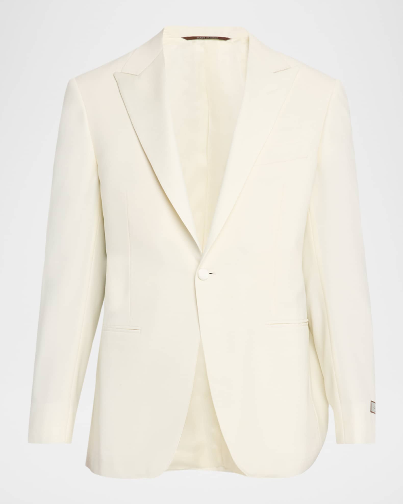 Canali Men's Wool Peak Lapel Dinner Jacket | Neiman Marcus