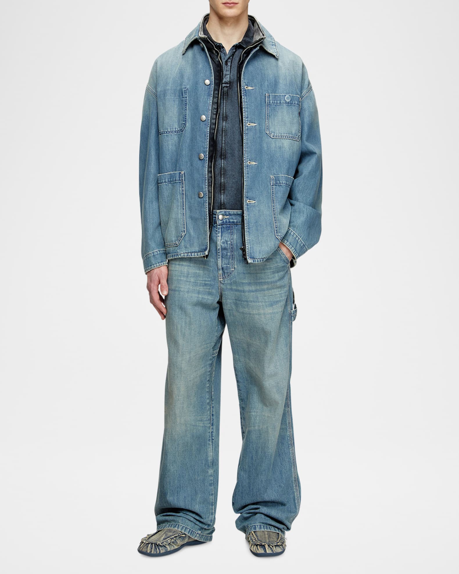 Diesel Men's D-Stack-U Four-Pocket Denim Jacket | Neiman Marcus