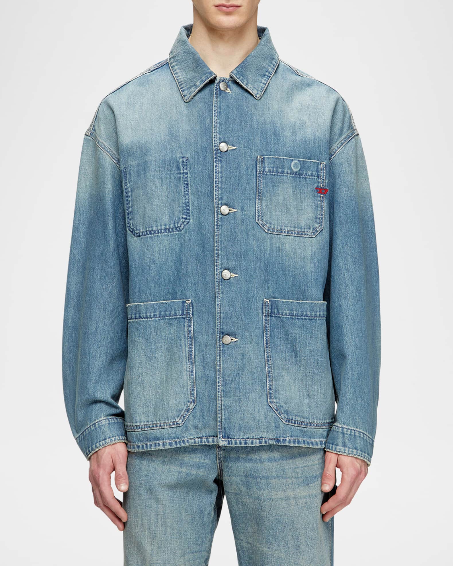 Diesel Men's D-Stack-U Four-Pocket Denim Jacket | Neiman Marcus