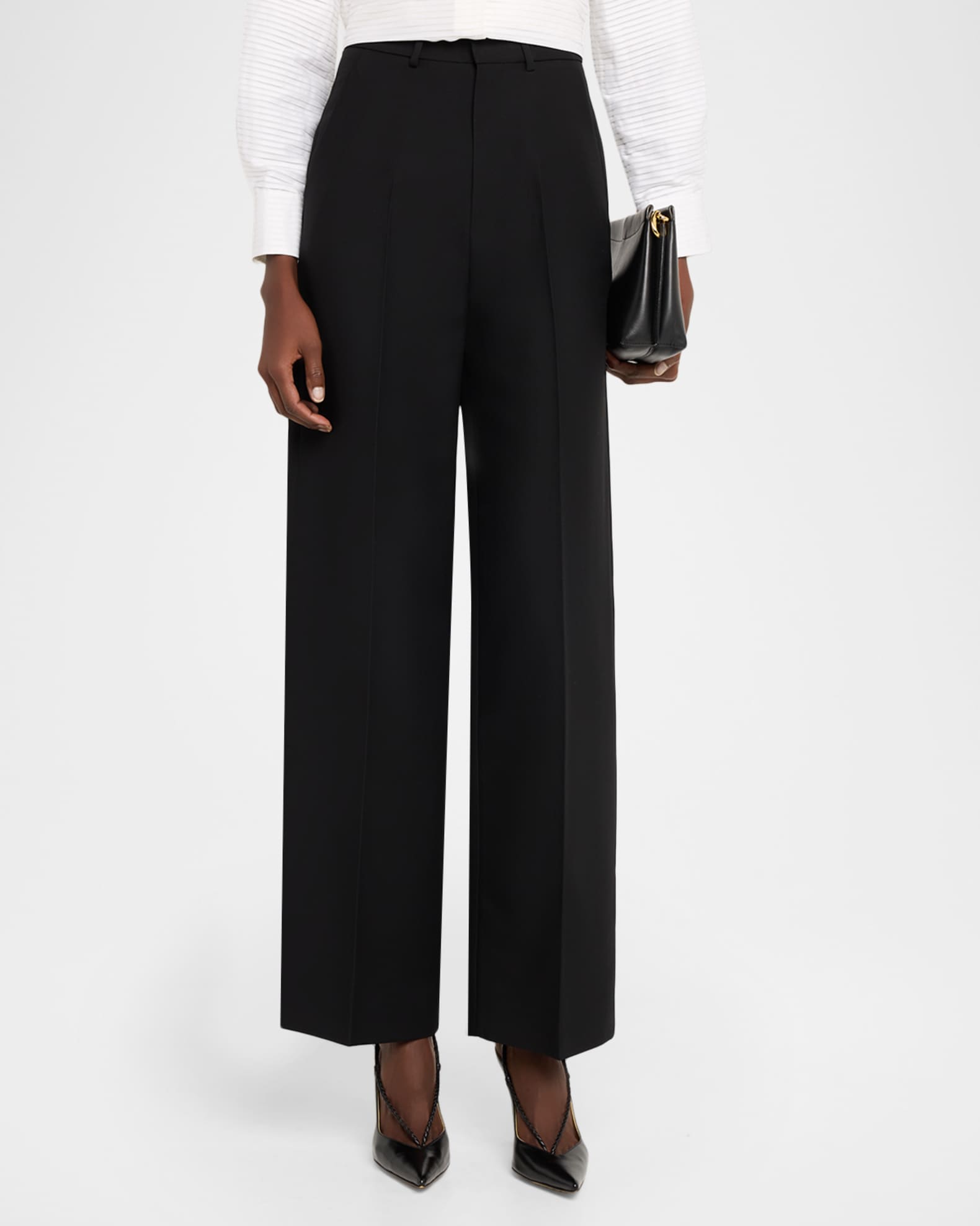 Dice Kayek High-Rise Wide-Leg Pants | Neiman Marcus