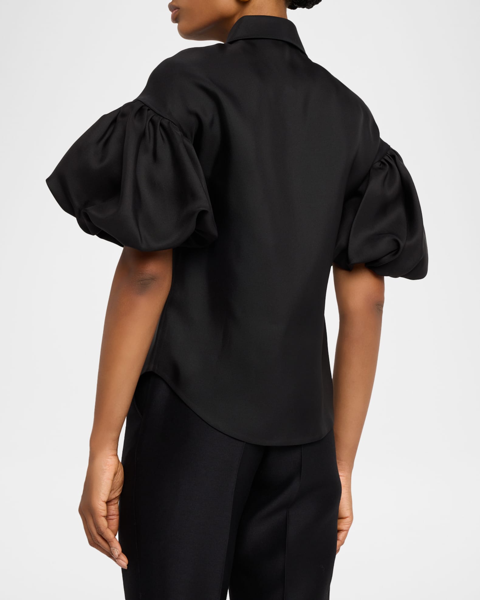 Dice Kayek Signature Silk Twill Shirt | Neiman Marcus