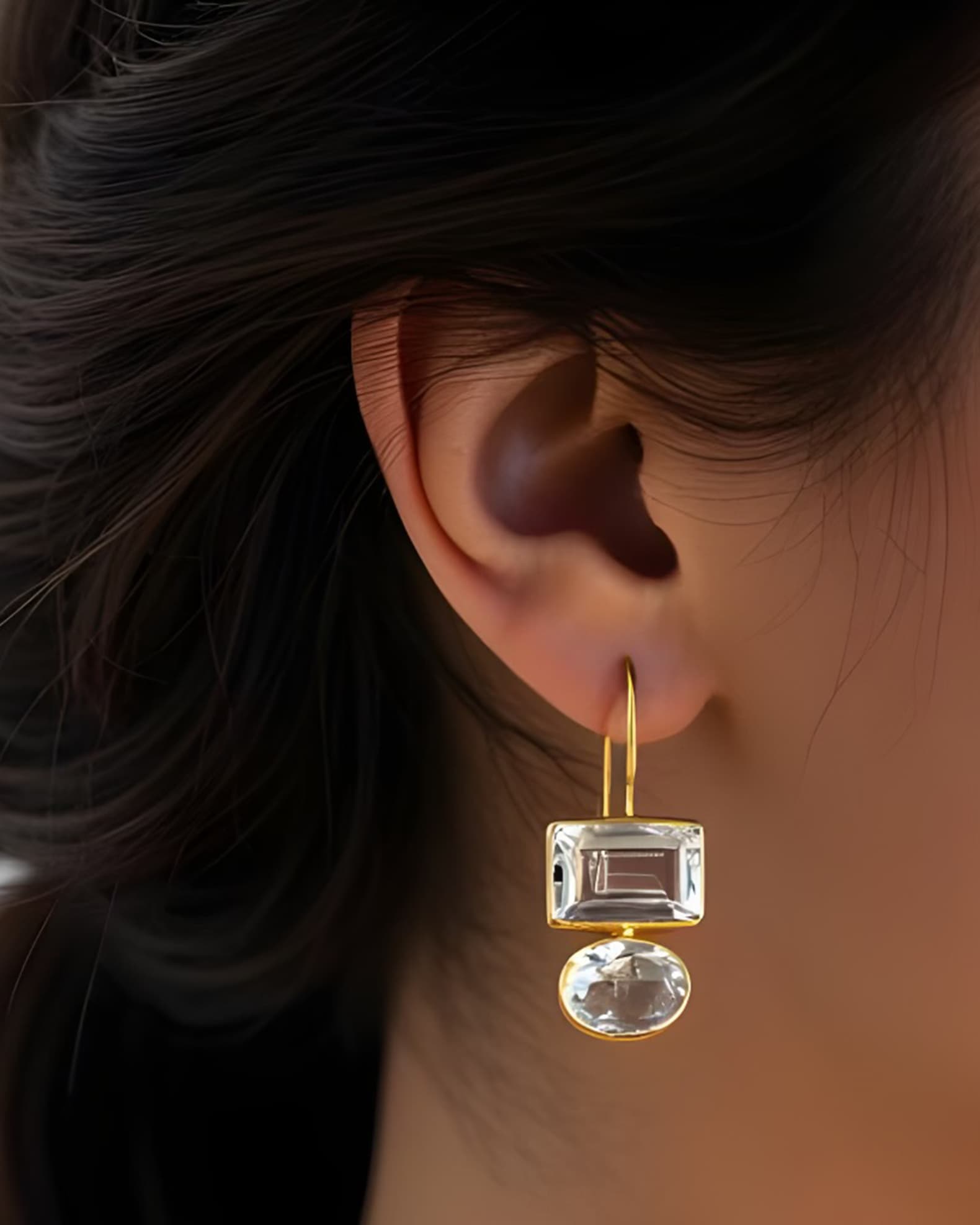 Dina Mackney Double Topaz Midi Earrings | Neiman Marcus