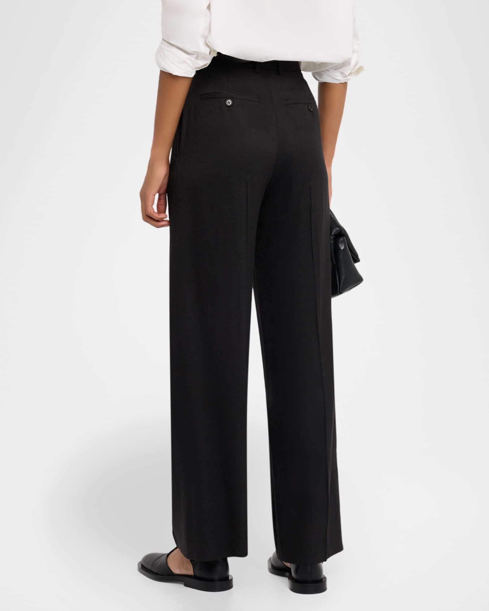 Theory Classic Straight-Leg Trousers | Neiman Marcus
