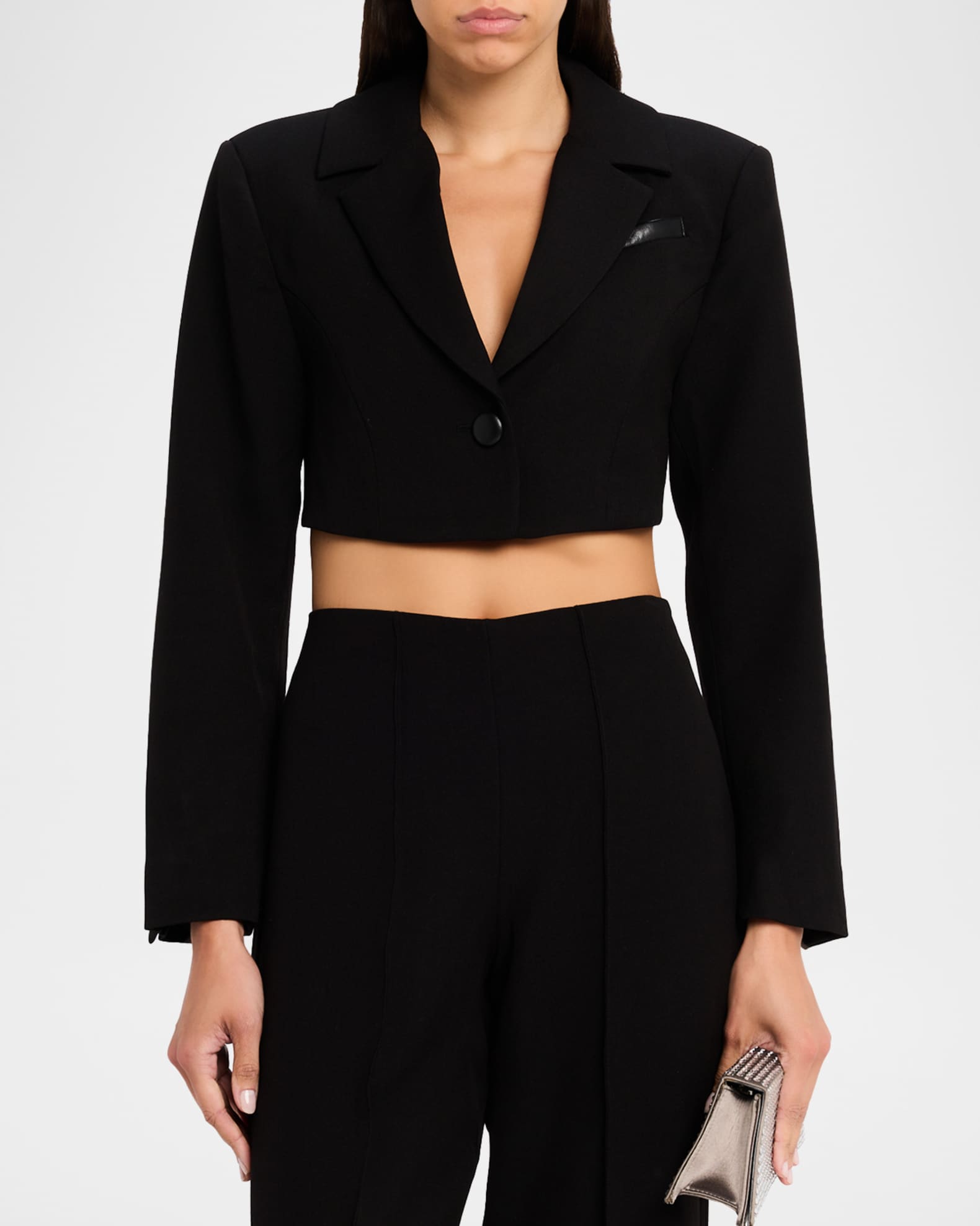 AS by DF Felice Cropped Blazer | Neiman Marcus