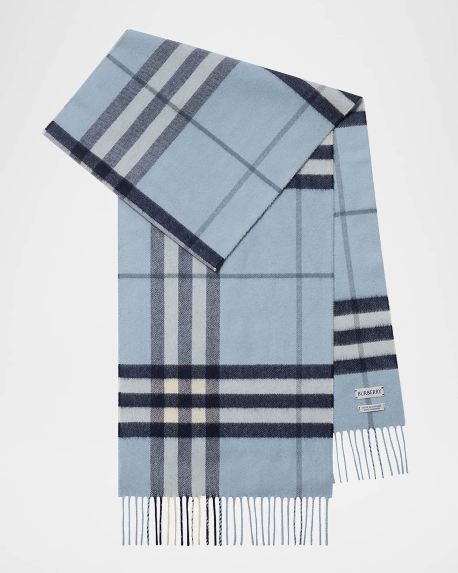 Burberry Giant Check Cashmere Scarf | Neiman Marcus