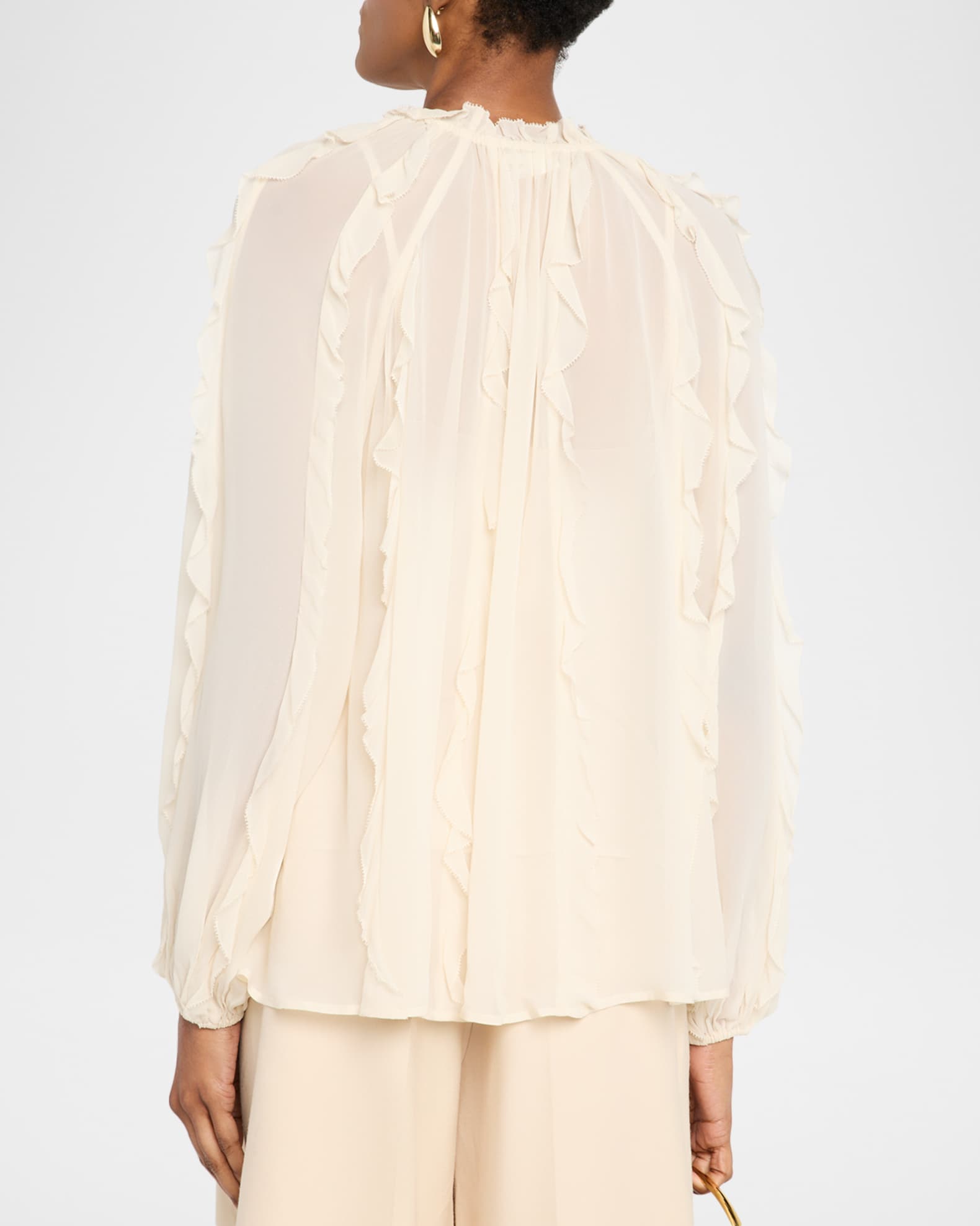 Zimmermann Frill Billow Blouse | Neiman Marcus