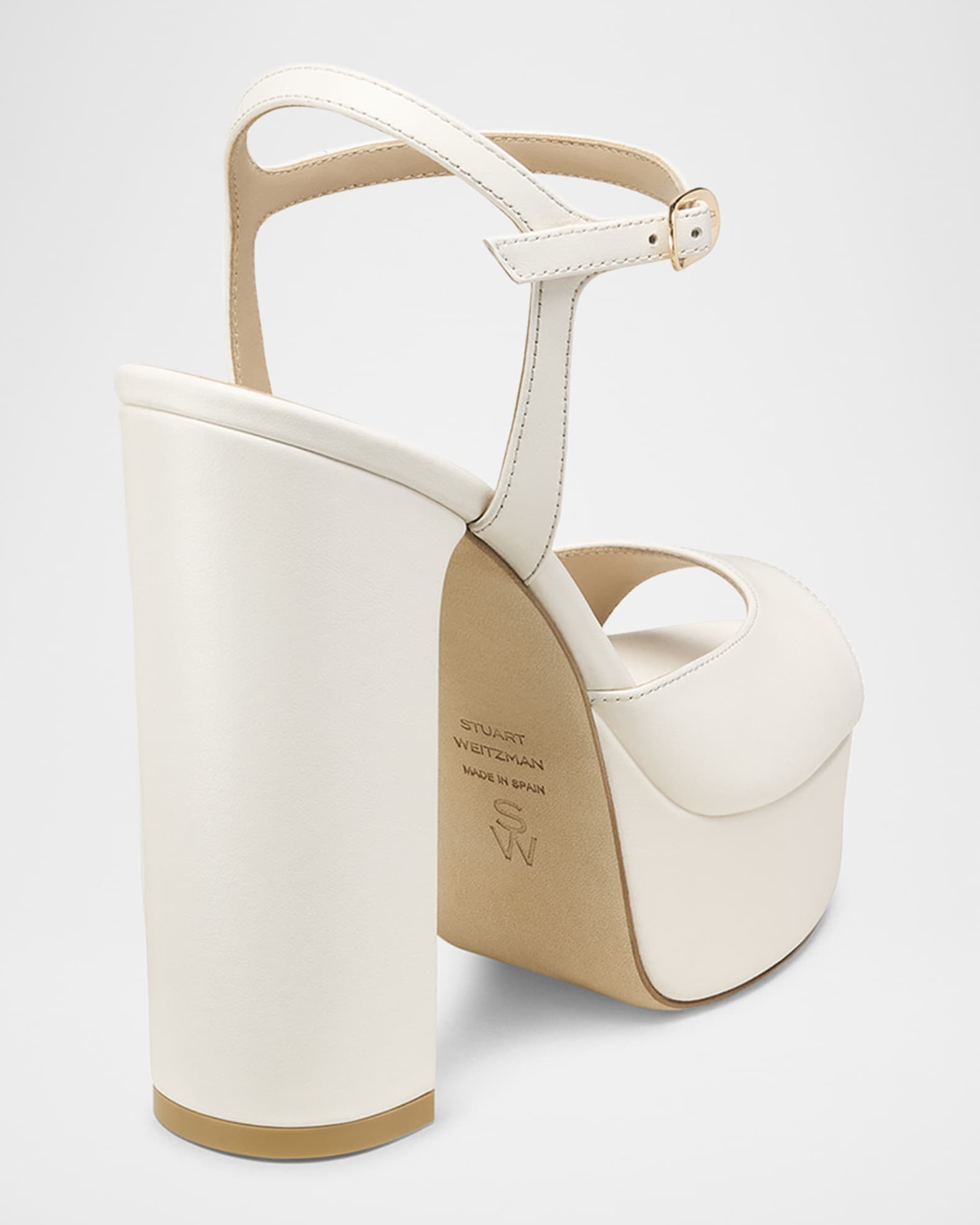 Stuart Weitzman Dayna Boost Platform Sandals | Neiman Marcus
