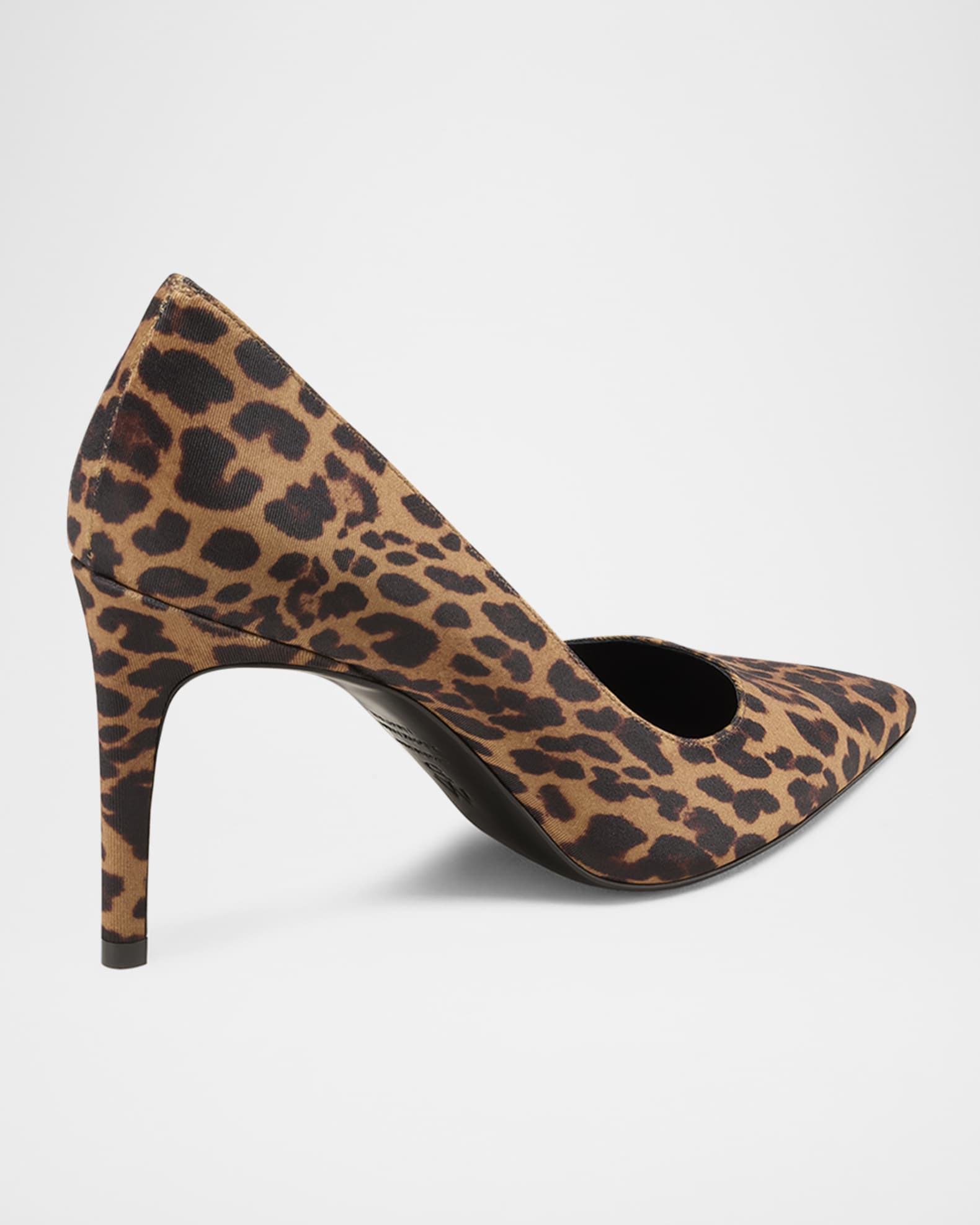 Stuart Weitzman Stuart Power 85 Leopard-Print Pumps | Neiman Marcus
