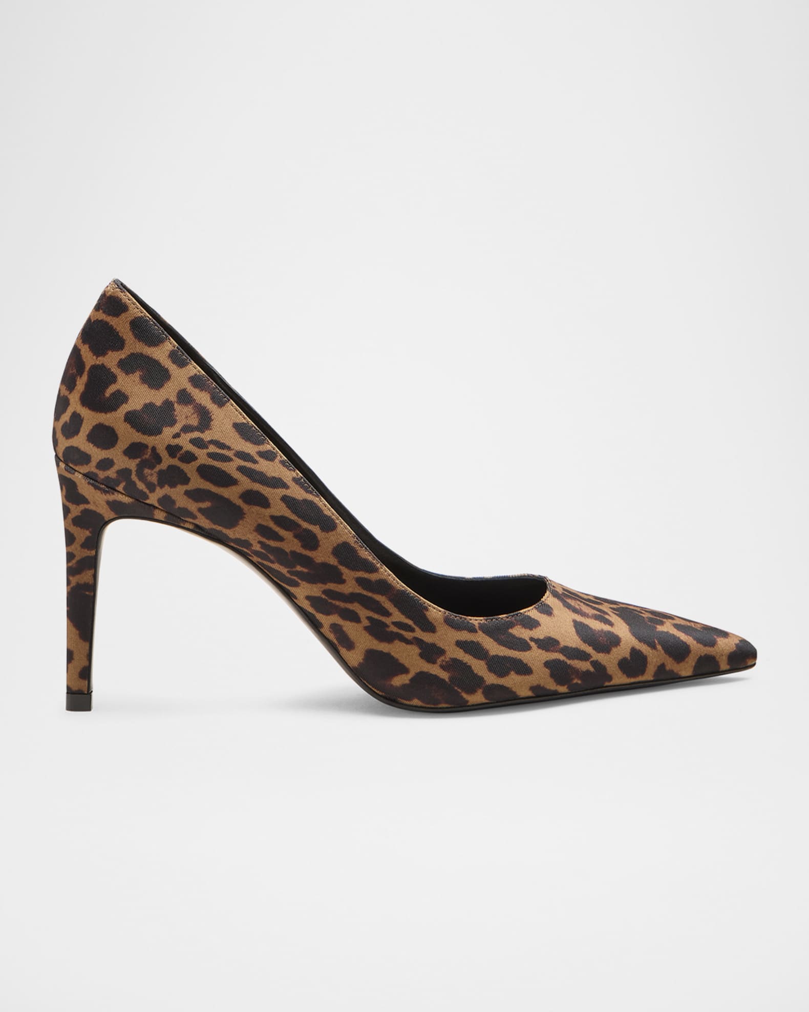 Stuart Weitzman Stuart Power 85 Leopard-Print Pumps | Neiman Marcus
