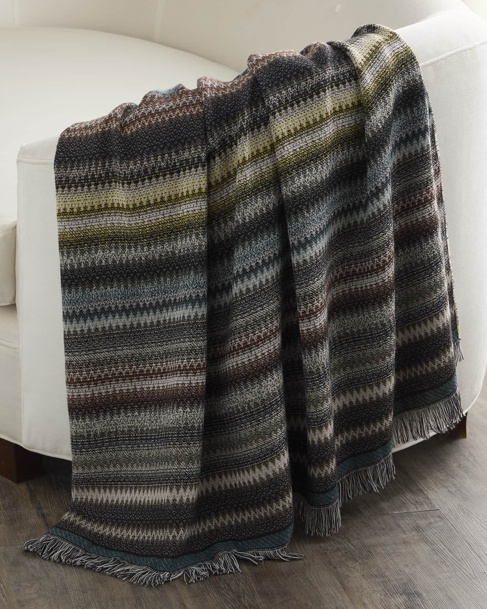 Missoni Home Blurred Wool Throw, 57" x 75" | Neiman Marcus