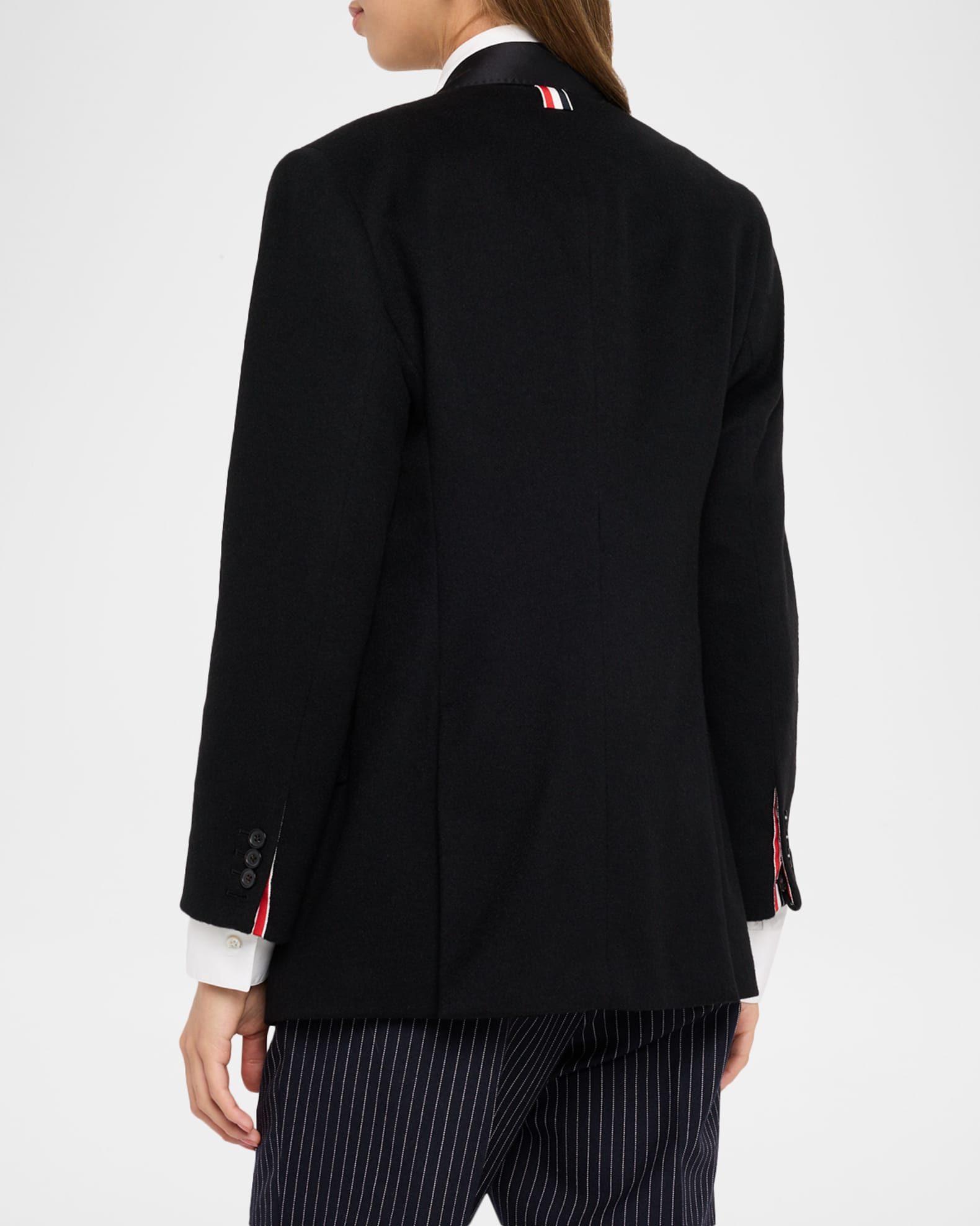 Thom Browne Cashmere-Silk Narrow Shoulder 2-In-1 Sportcoat | Neiman Marcus