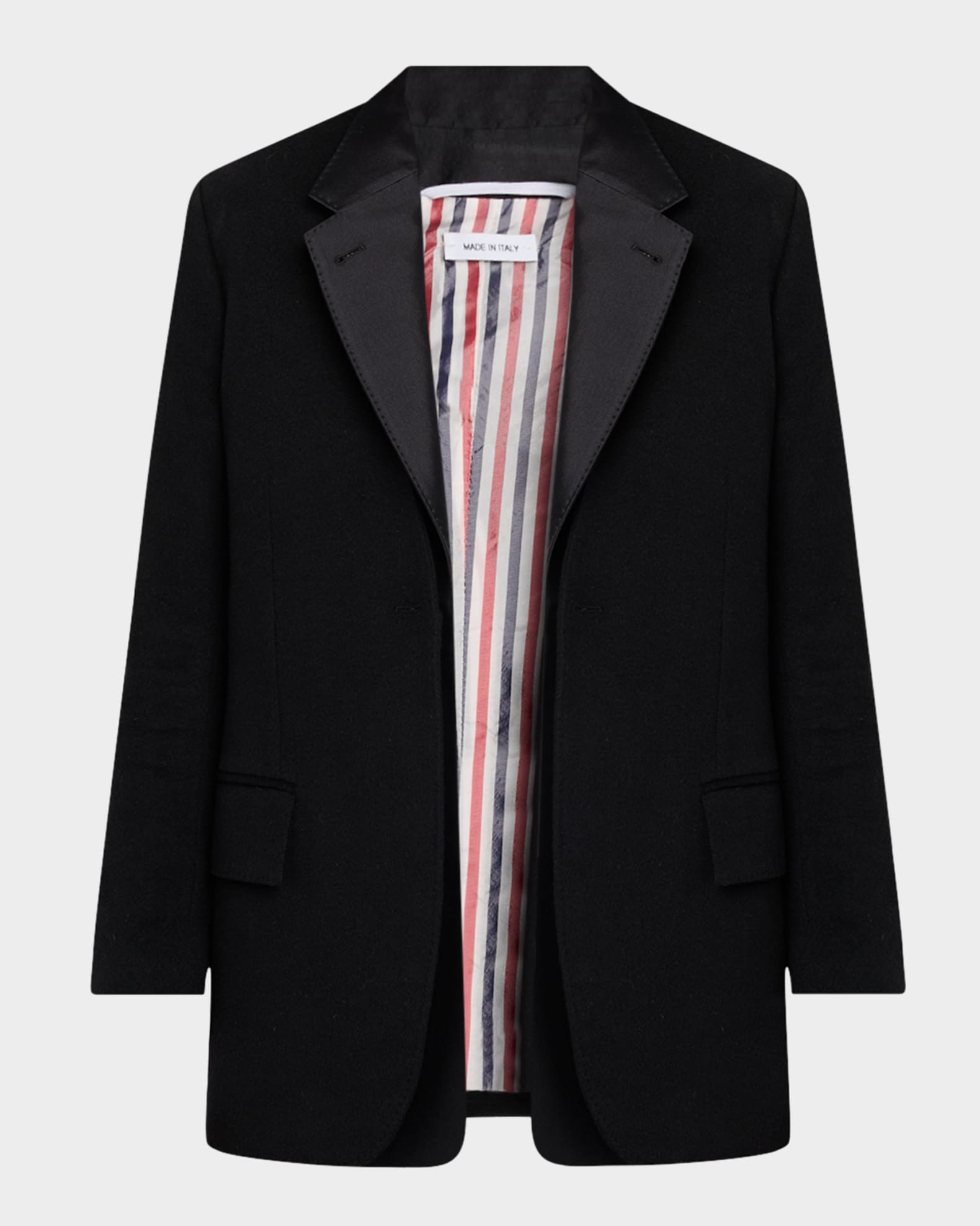 Thom Browne Cashmere-Silk Narrow Shoulder 2-In-1 Sportcoat | Neiman Marcus