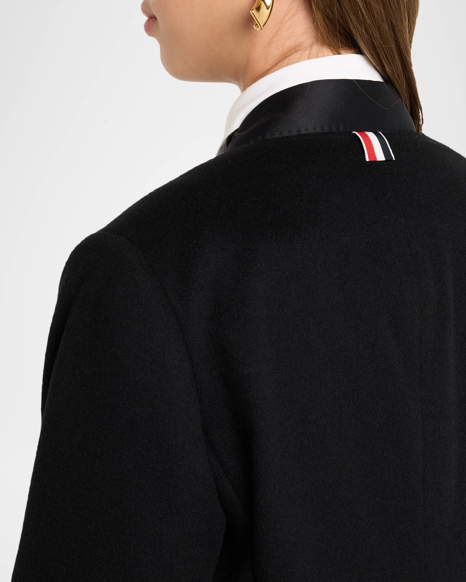 Thom Browne Cashmere-Silk Narrow Shoulder 2-In-1 Sportcoat | Neiman Marcus