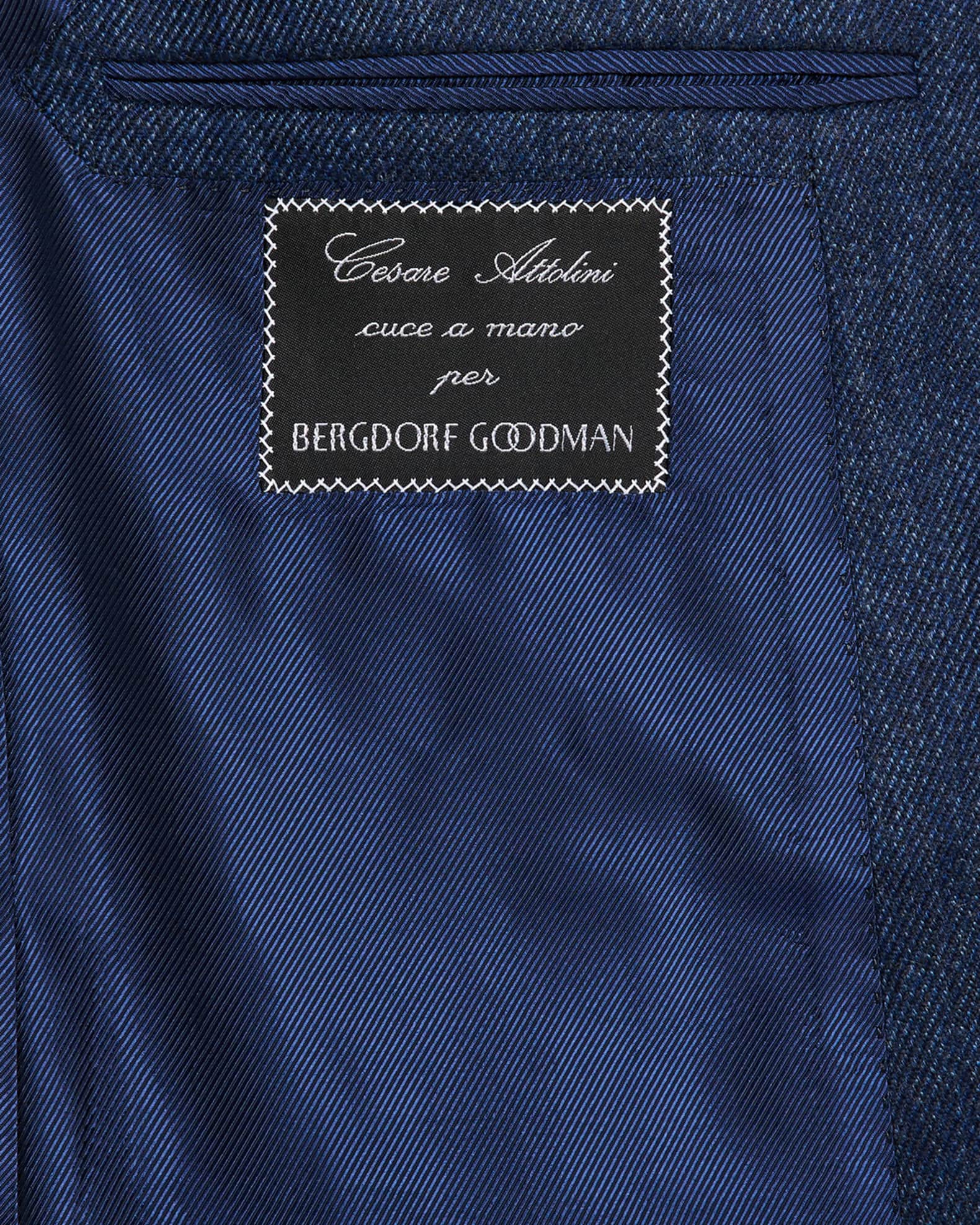 Cesare Attolini Men's Textured Cashmere Jacket | Neiman Marcus