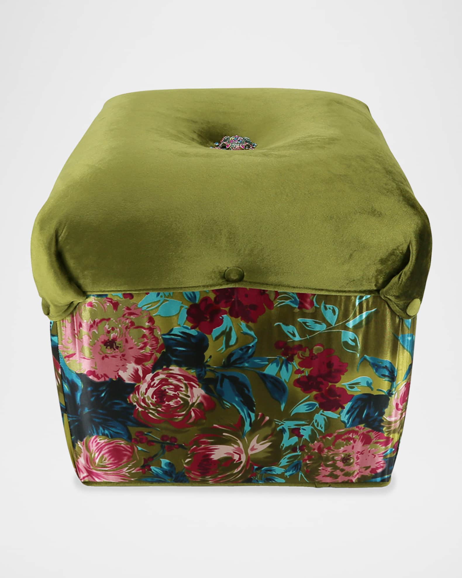 Haute House Spring Jewel Ottoman | Neiman Marcus