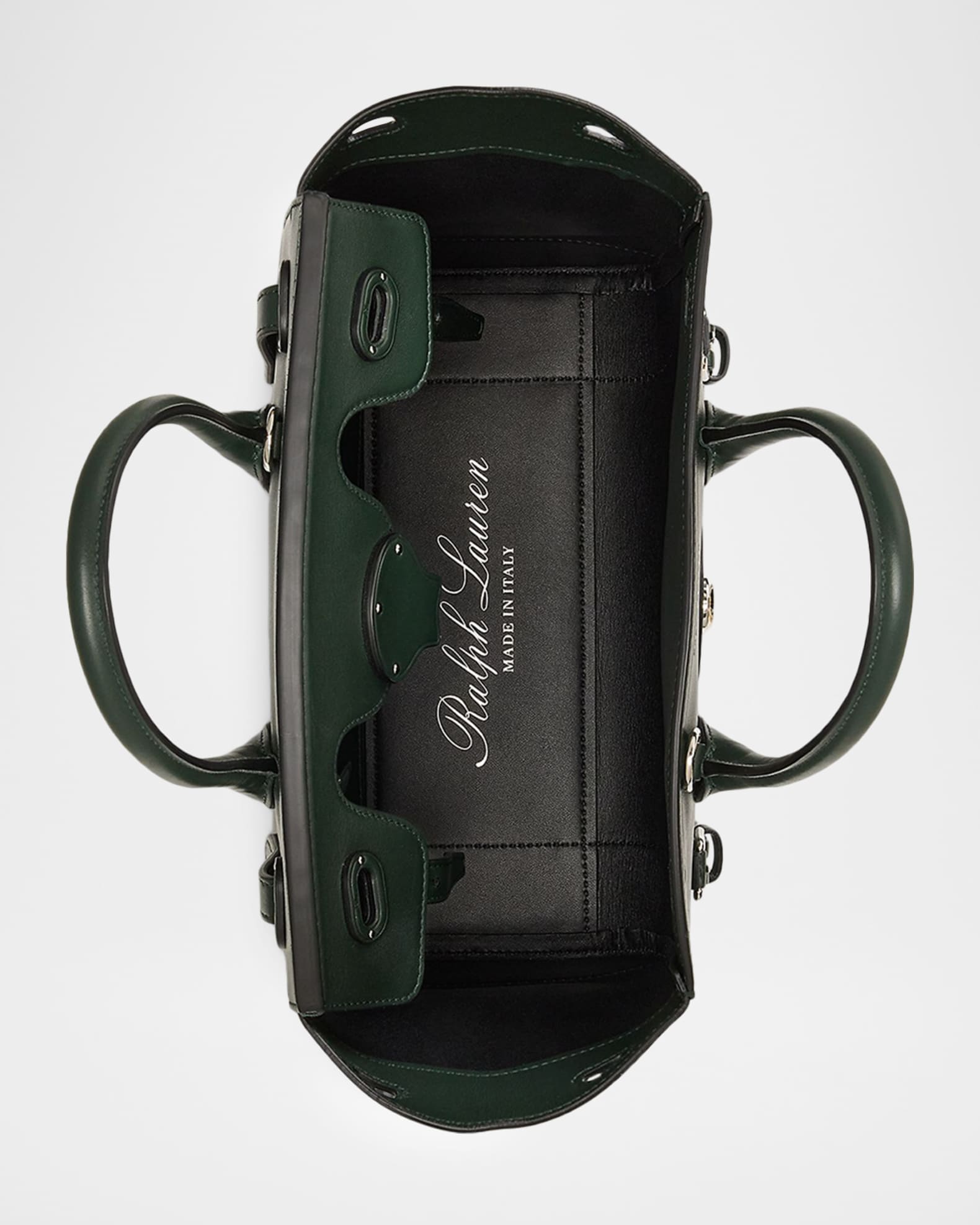 Ralph Lauren Collection Soft Ricky 27 Leather Top-Handle Bag | Neiman ...